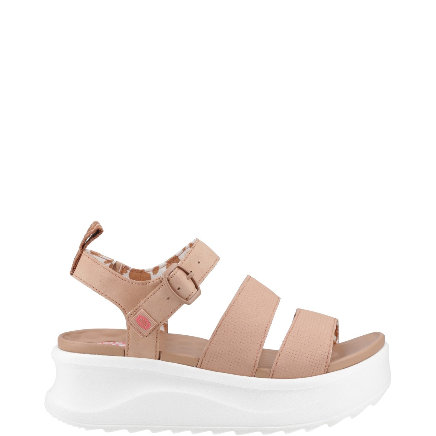 HEYDUDE | Delray Buckle Classic Sandal | Tan | SportsDirect.com