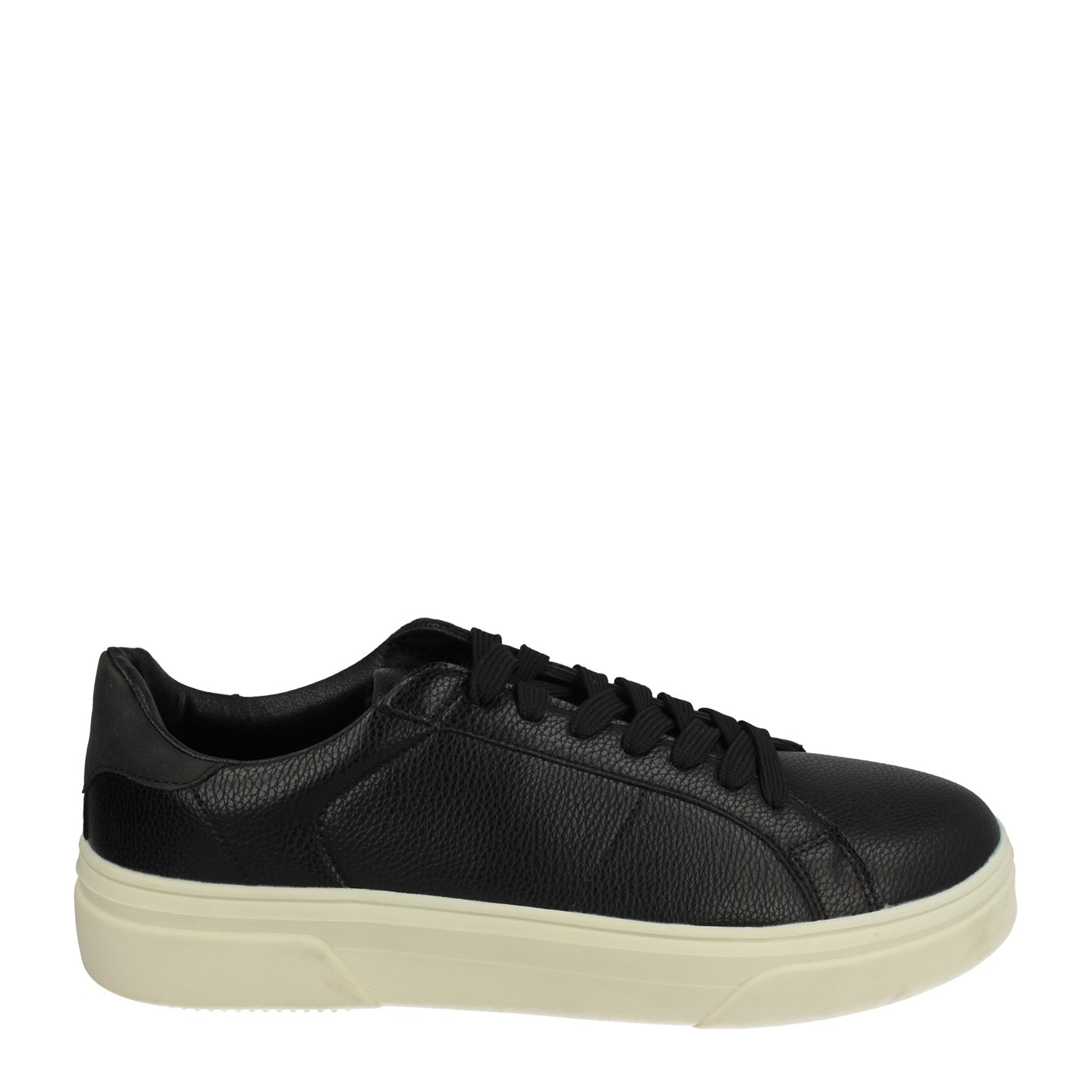 Thomas Blunt | Chunky Cupsole Lace-Up with Upper Textured A2213 | Black ...