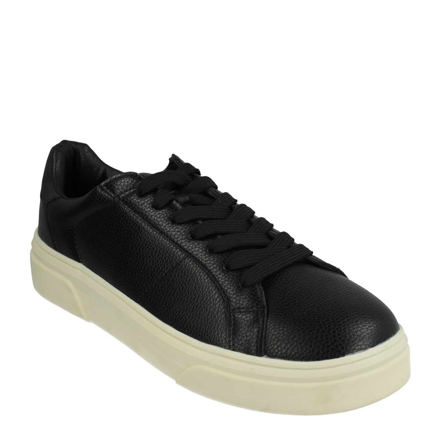 Thomas Blunt | Chunky Cupsole Lace-Up with Upper Textured A2213 | Black ...