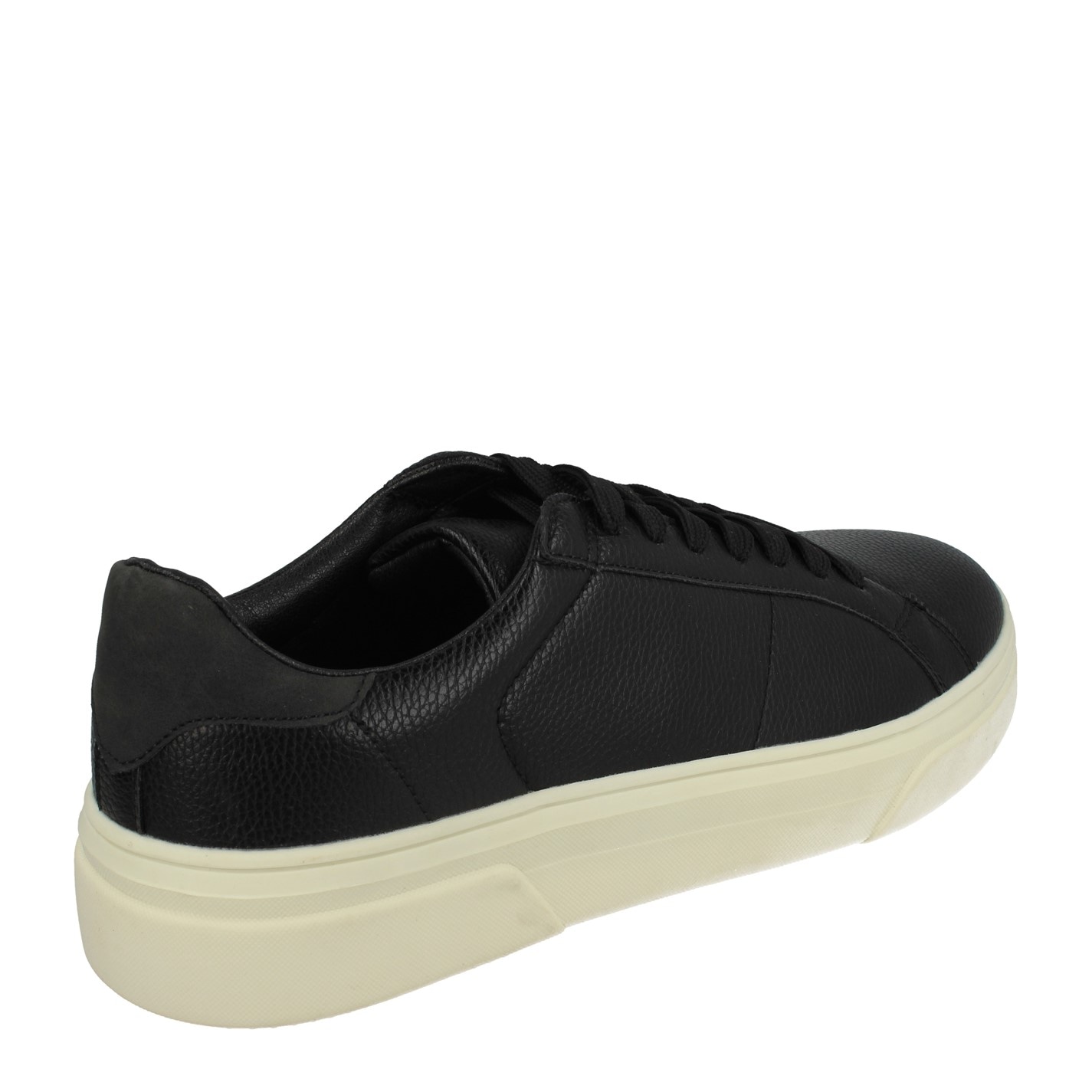 Thomas Blunt | Chunky Cupsole Lace-Up with Upper Textured A2213 | Black ...