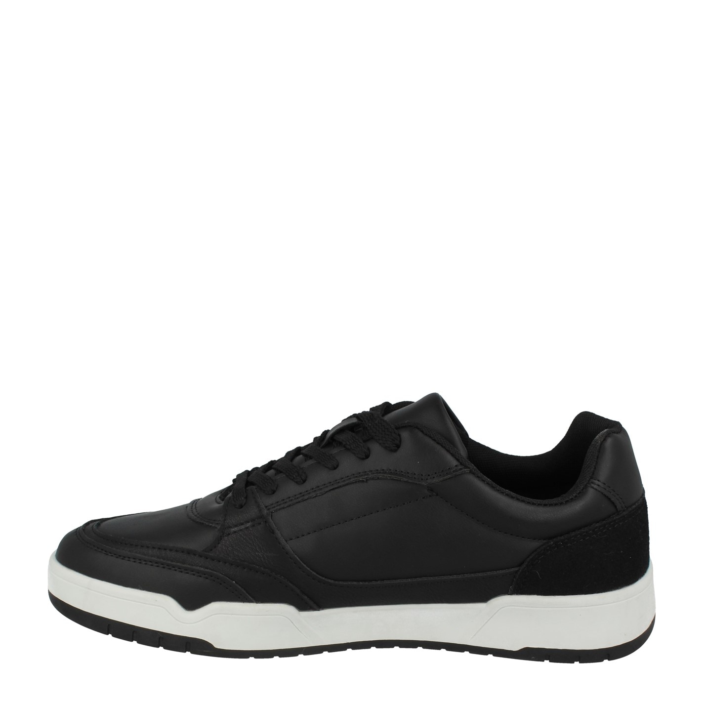 Thomas Blunt | Lace-Up Contrast Sole Casual Trainer A2211 | Black ...