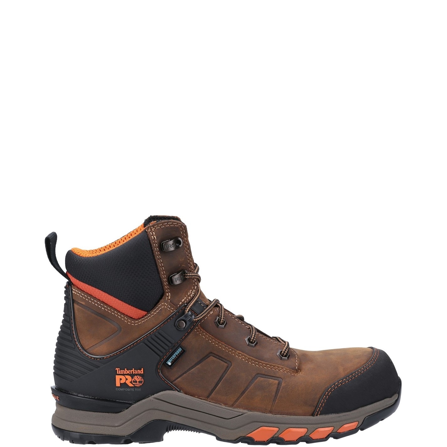Timberland Pro | Hypercharge Composite Safety Toe Work Boot | Brown ...