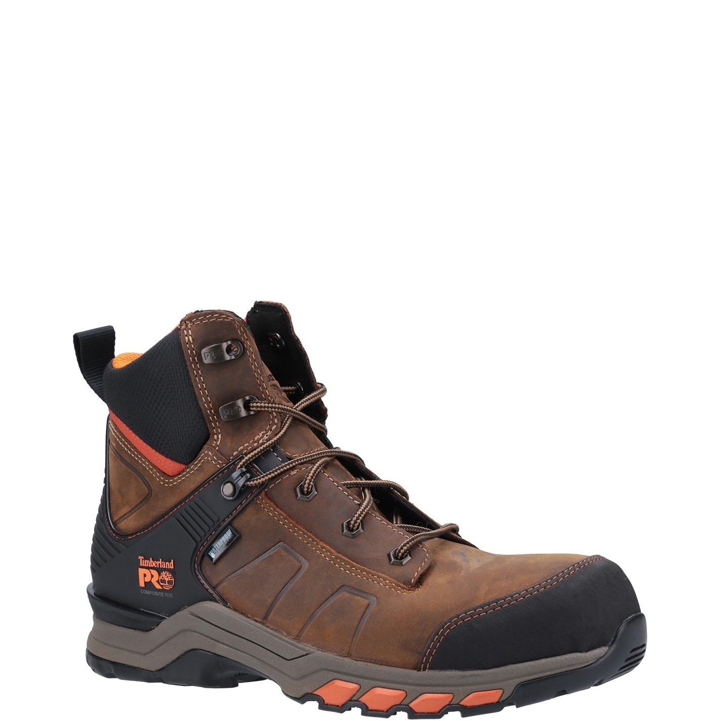 Timberland Pro | Hypercharge Composite Safety Toe Work Boot | Brown ...