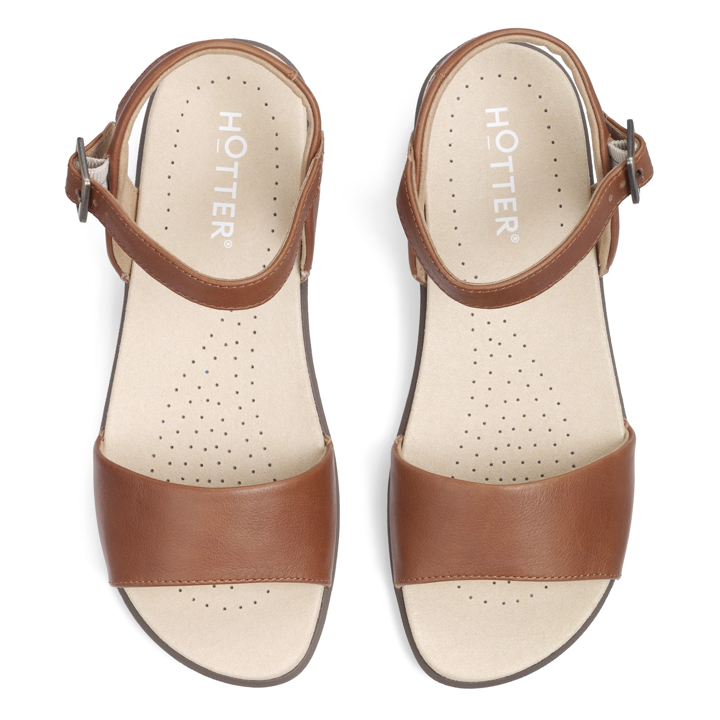 Hotter | Tropic Sandals Standard Fit | Rich Tan | SportsDirect.com