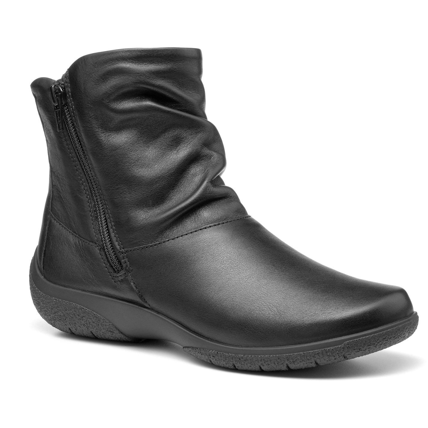 Hotter | Whisper Ankle Boots Wide Fit | Black | SportsDirect.com