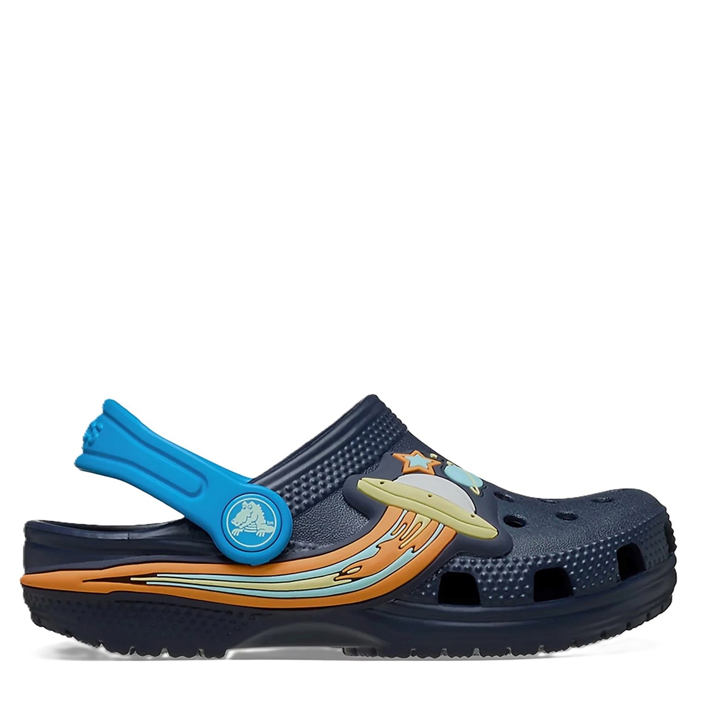 Crocs | Unisex Kids Cls UFO Lights Clogs | Navy | SportsDirect.com