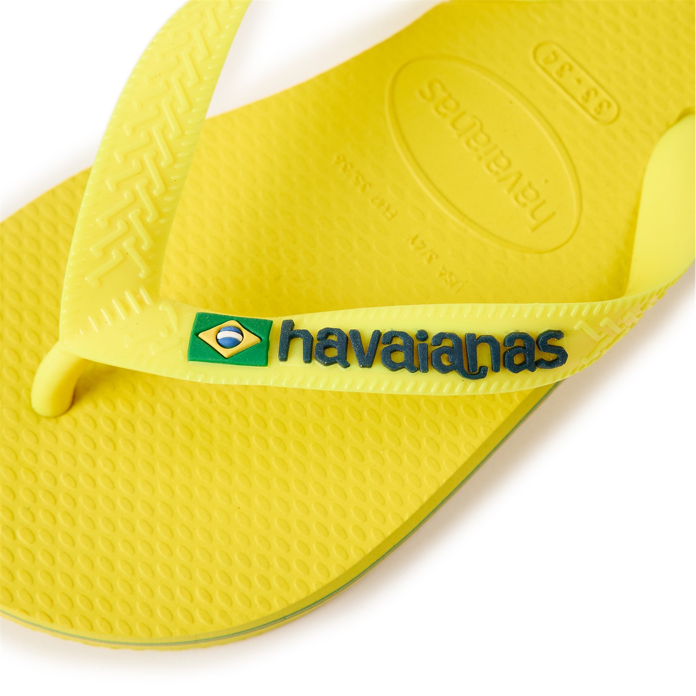 Havaianas | Unisex Kids' Brasil Flip Flops | Yellow | SportsDirect.com