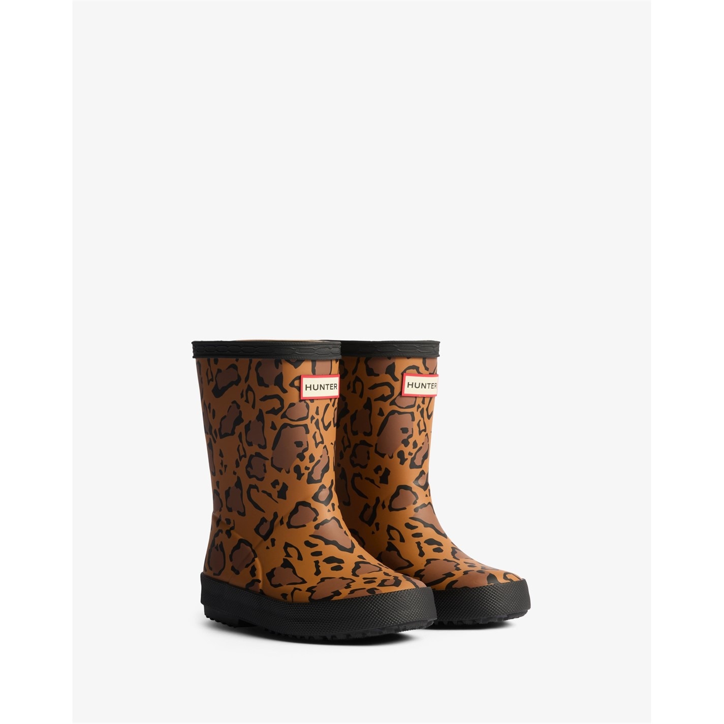 Hunter | Kids' Leopard Print Wellies | Leopard | SportsDirect.com