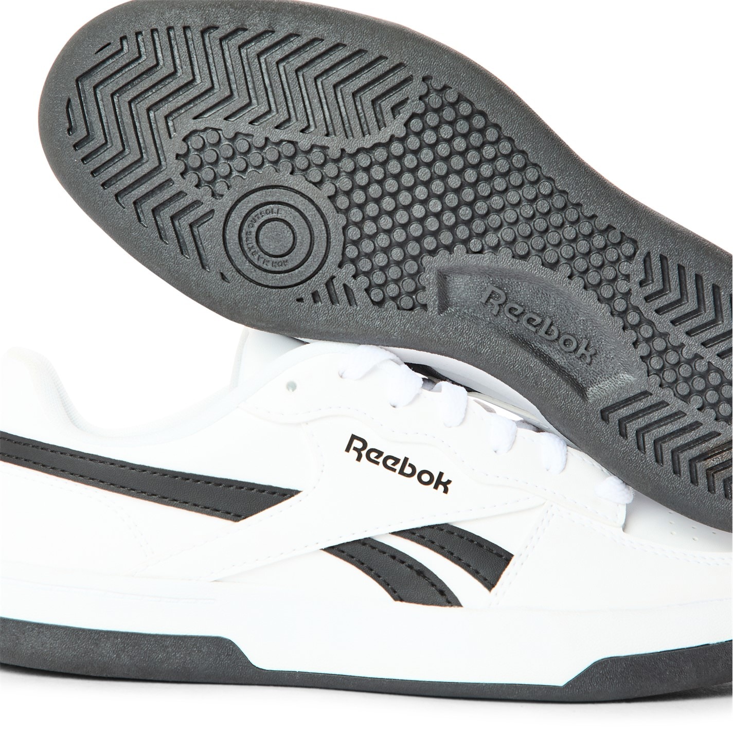 Reebok | Kids' Prime Serve Classic Low-Top Trainers | White/Black ...