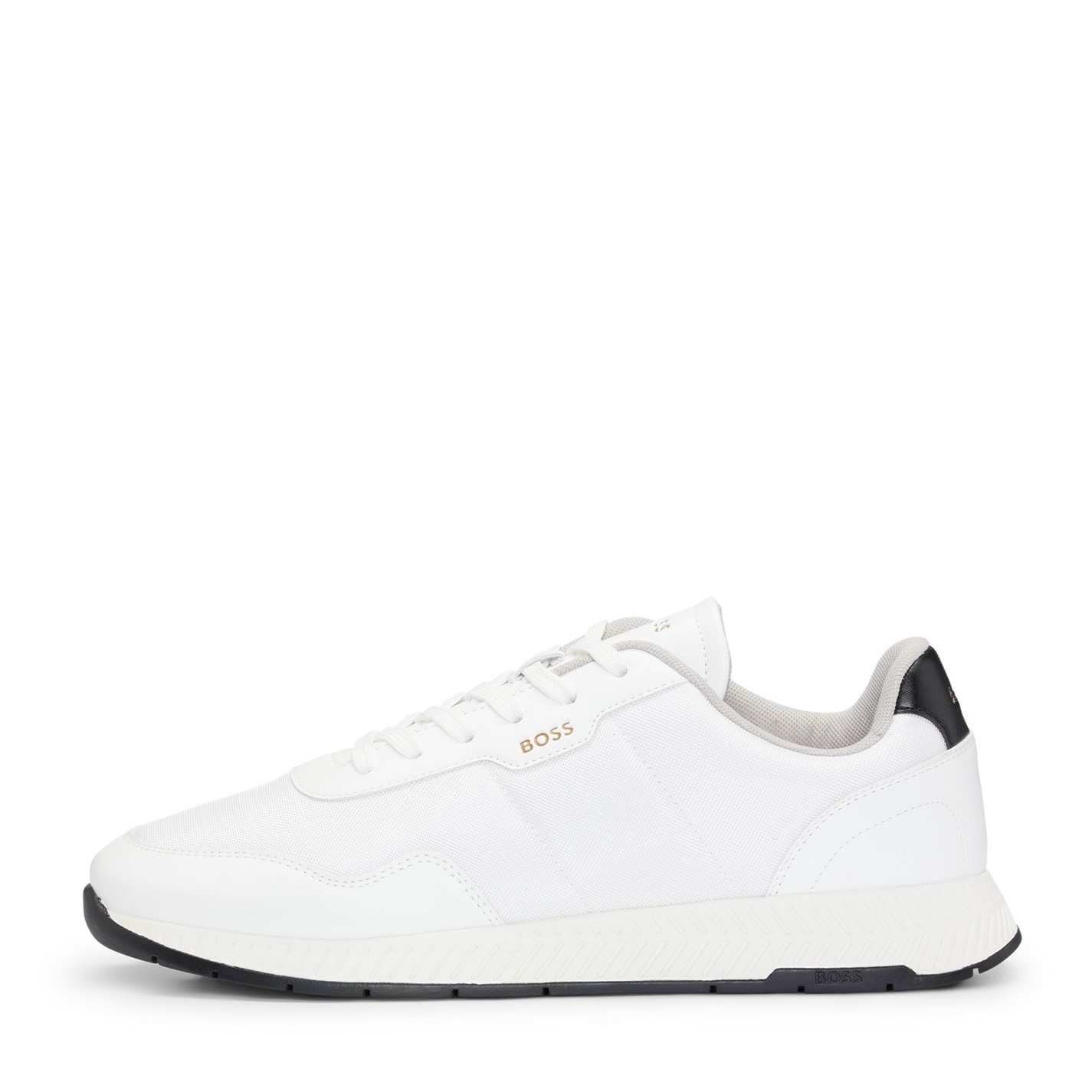 Boss | Men's Titanium Runner Trainers | White | SportsDirect.com