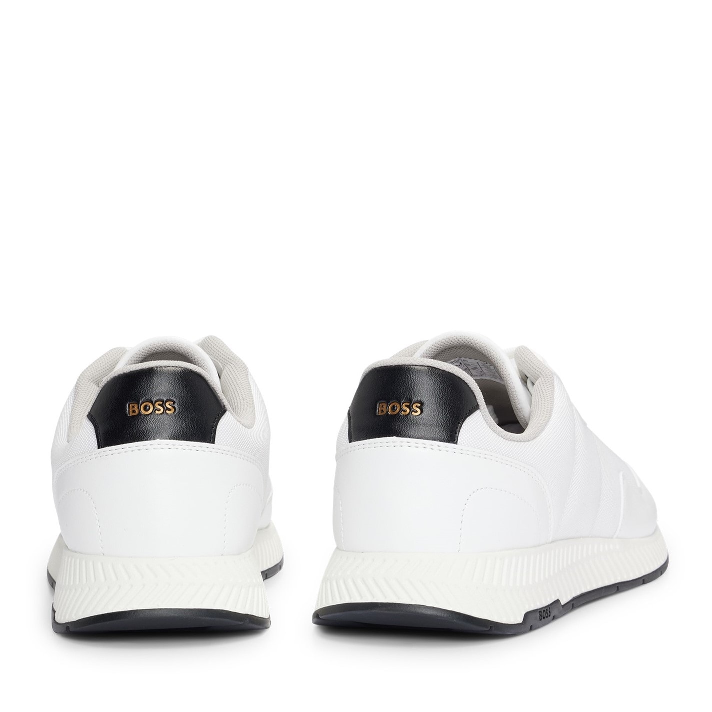 Boss | Men's Titanium Runner Trainers | White | SportsDirect.com