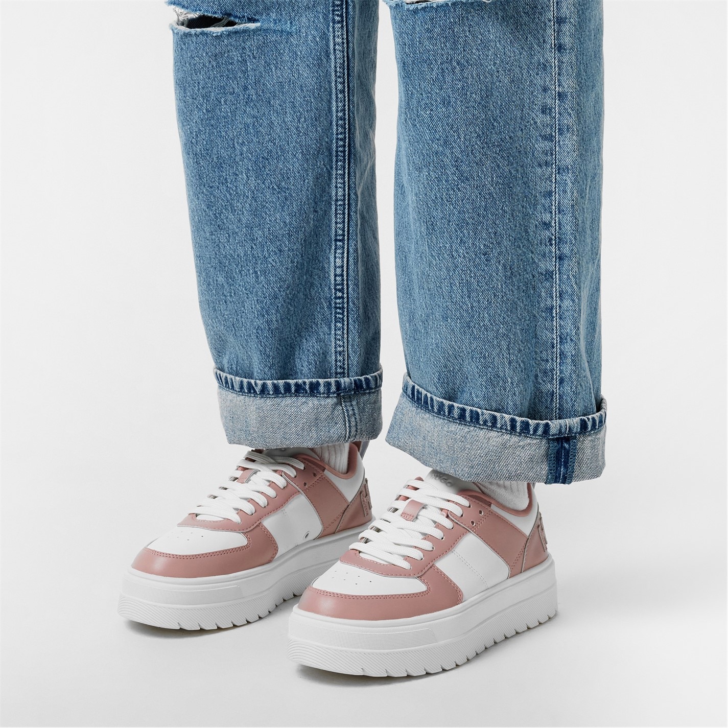 Hugo | Womens HUGO Platform Trainers - Contemporary Design | Platform ...