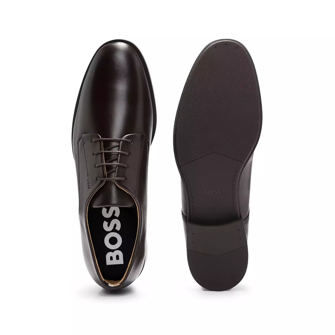 Boss | Men's Colby Derby Premium Leather Shoes | Derby Shoes ...