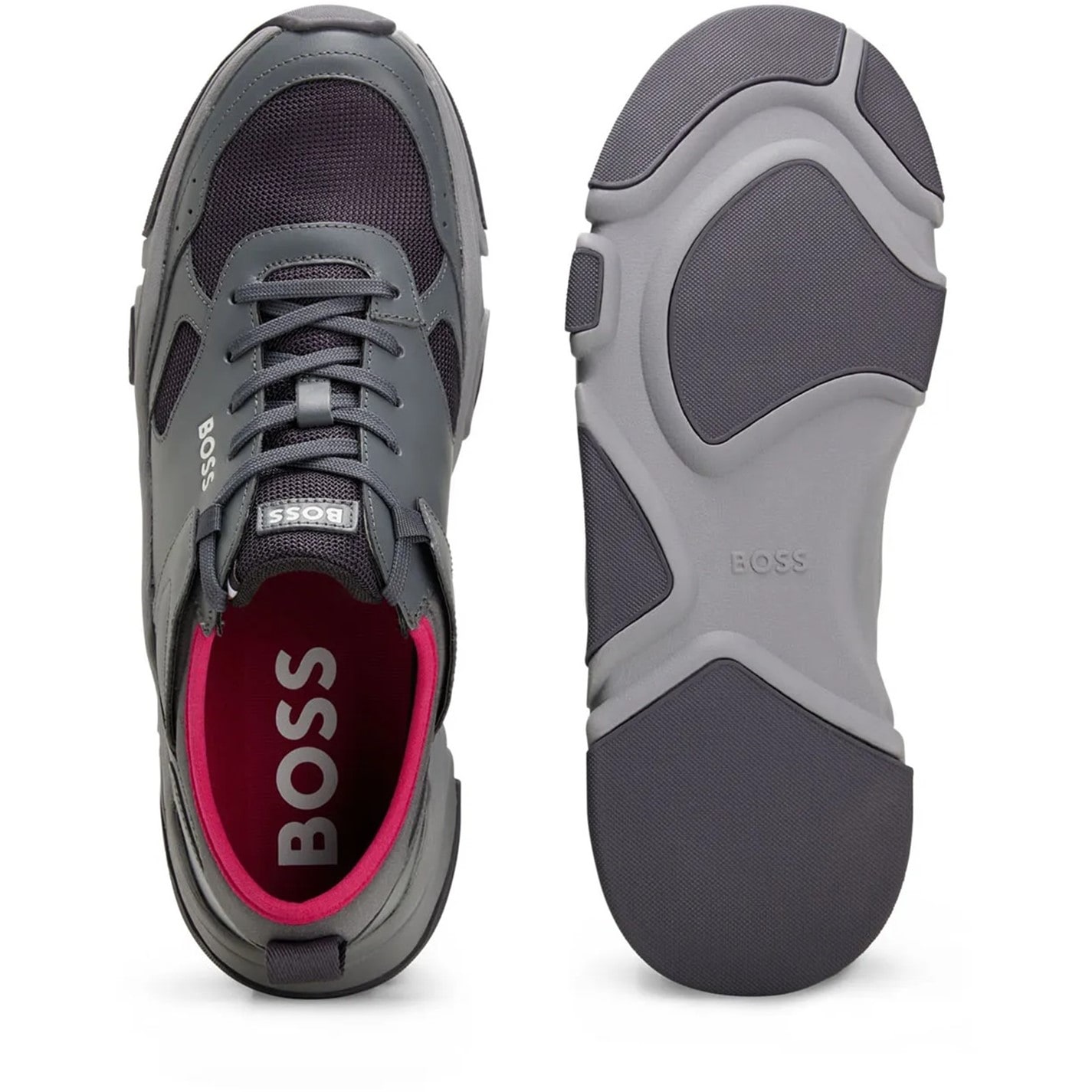 Boss | Men's Asher Runners Casual Low-Top Trainers | Casual Trainers ...
