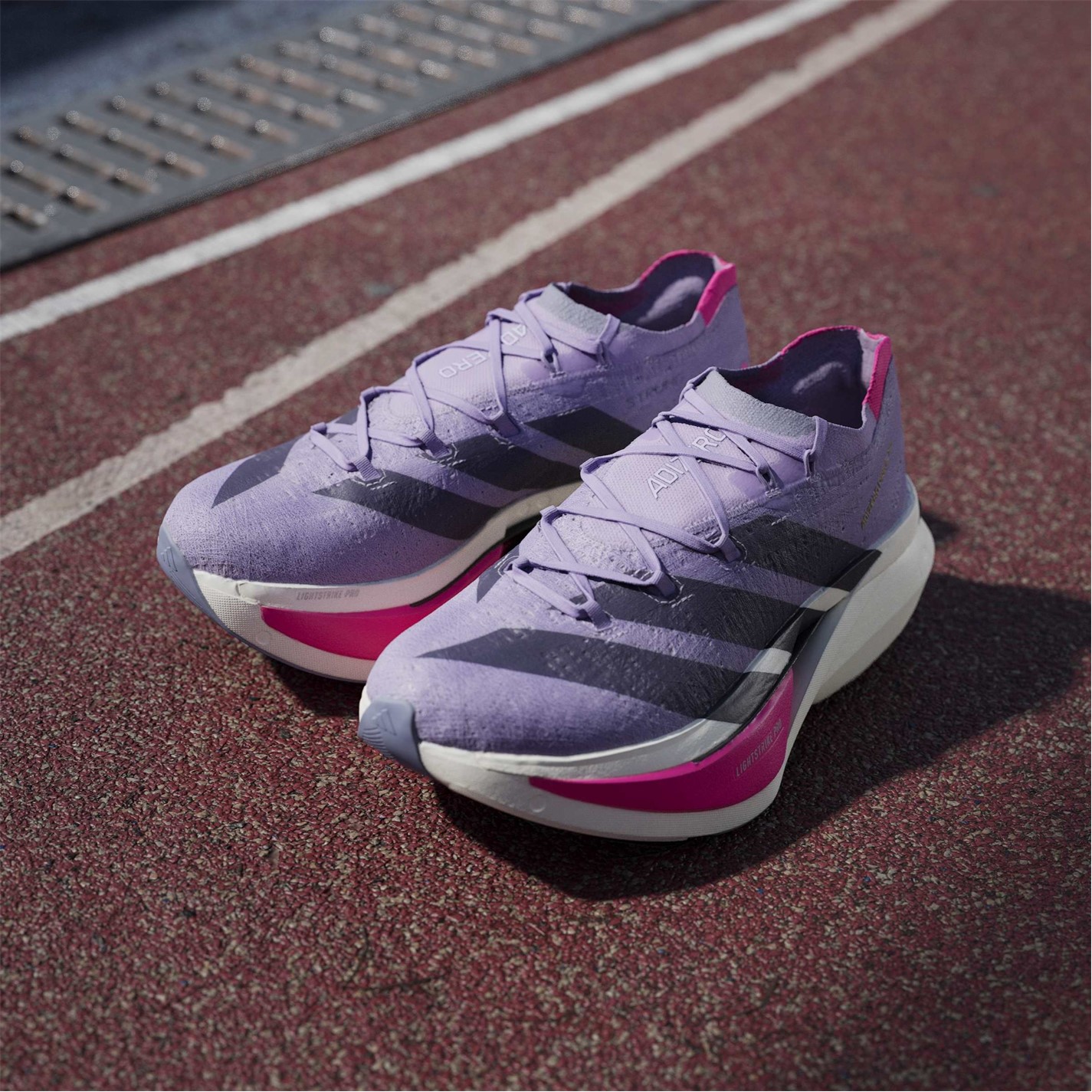 adidas | Adizero Prime X3 STRUNG Running Shoes Mens | Fast Neutral Road ...