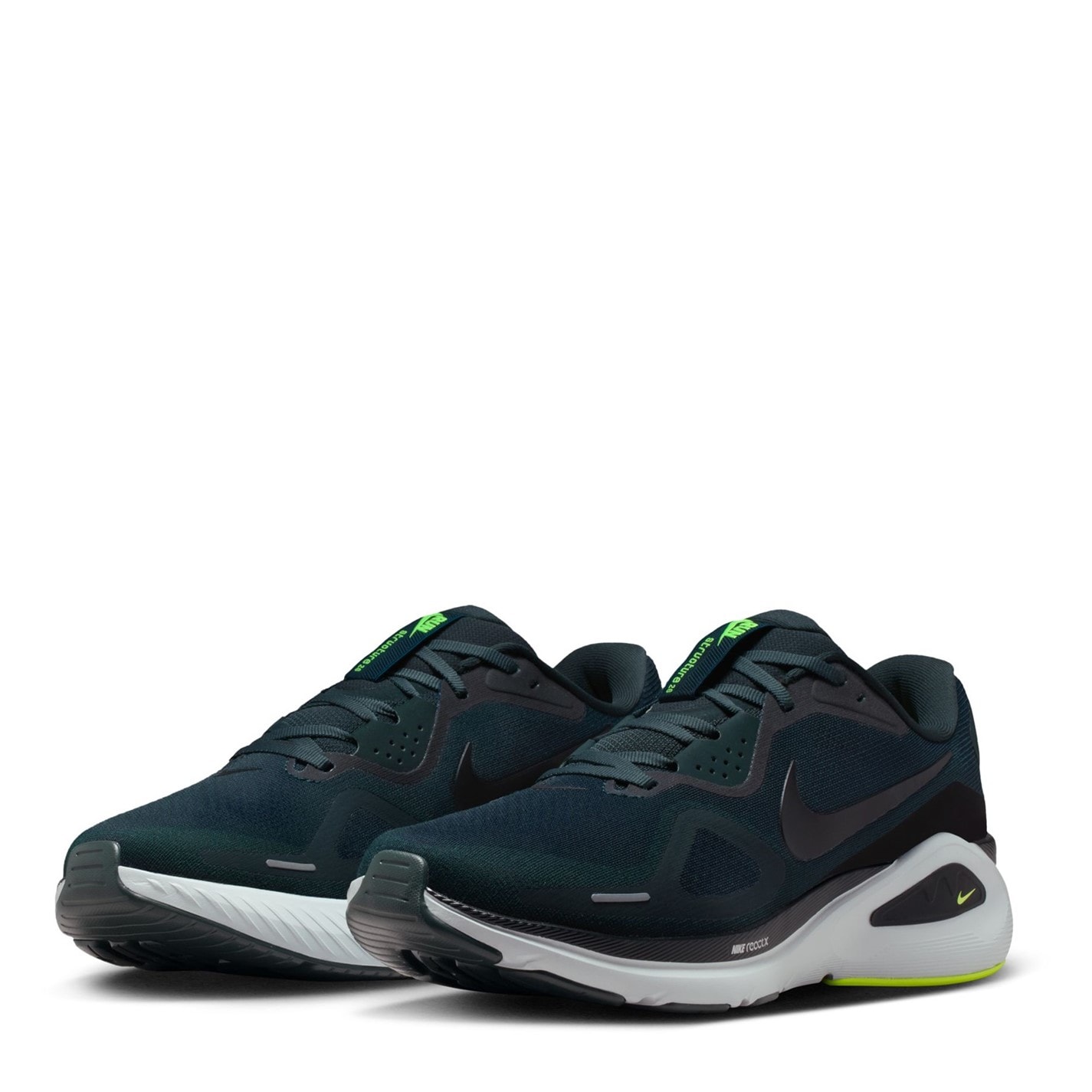 Nike | Structure 26 Trainers Mens | Everyday Neutral Road Running Shoes ...
