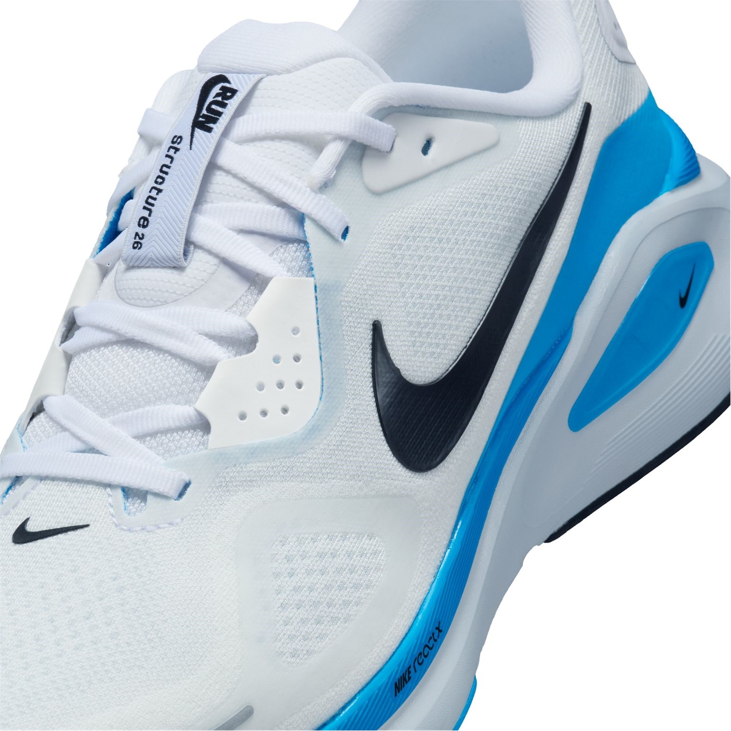 Nike | Structure 26 Trainers Mens | Everyday Neutral Road Running Shoes ...