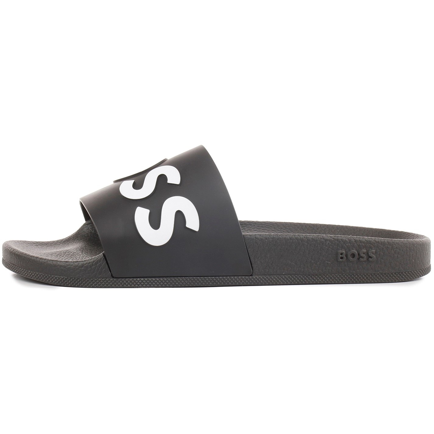 Boss | Men's Bay Logo Sliders, Branding Strap Sandals | Pool Shoes ...
