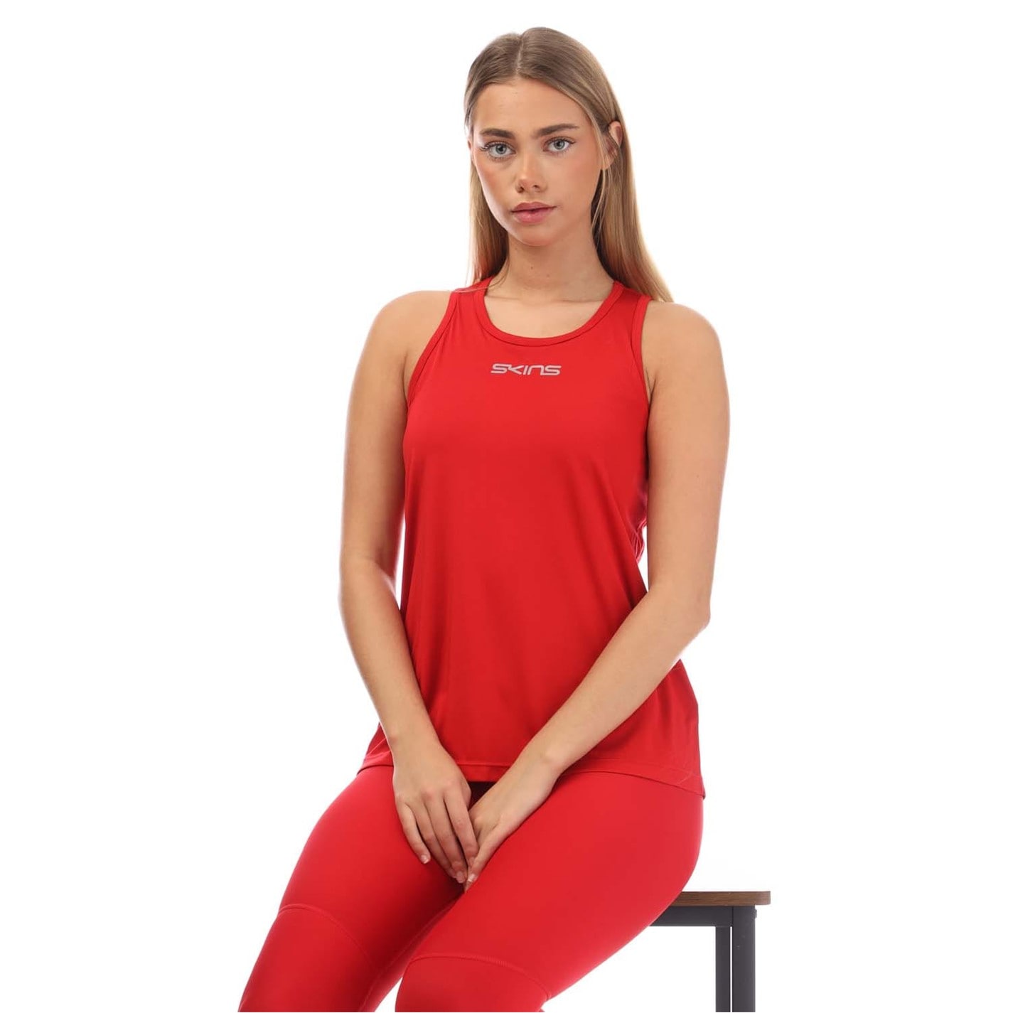 Skins | Series-3 Bra Tank Top | Red | SportsDirect.com