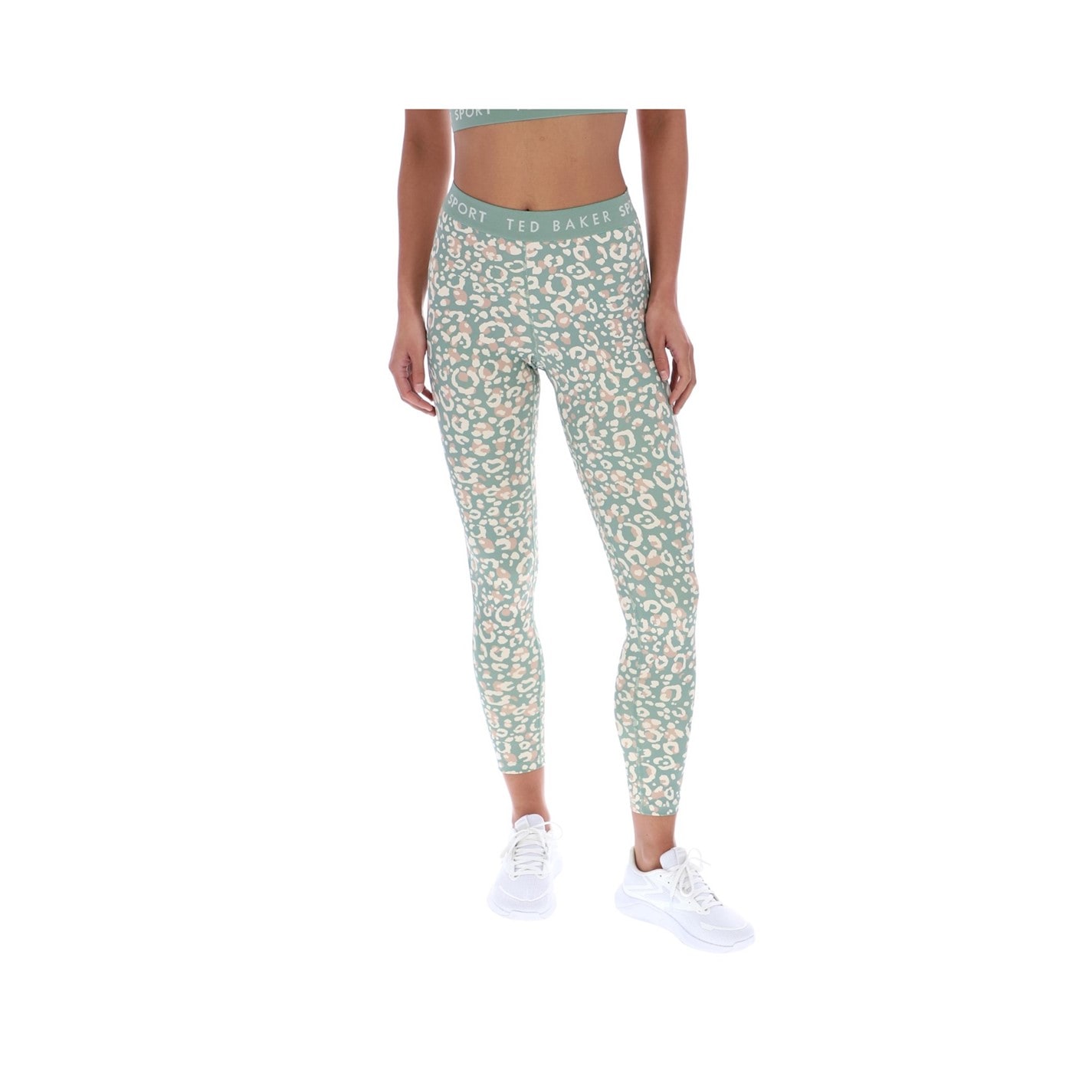 Ted Baker | APPLE Essentials Printed Leggings | Light Green ...