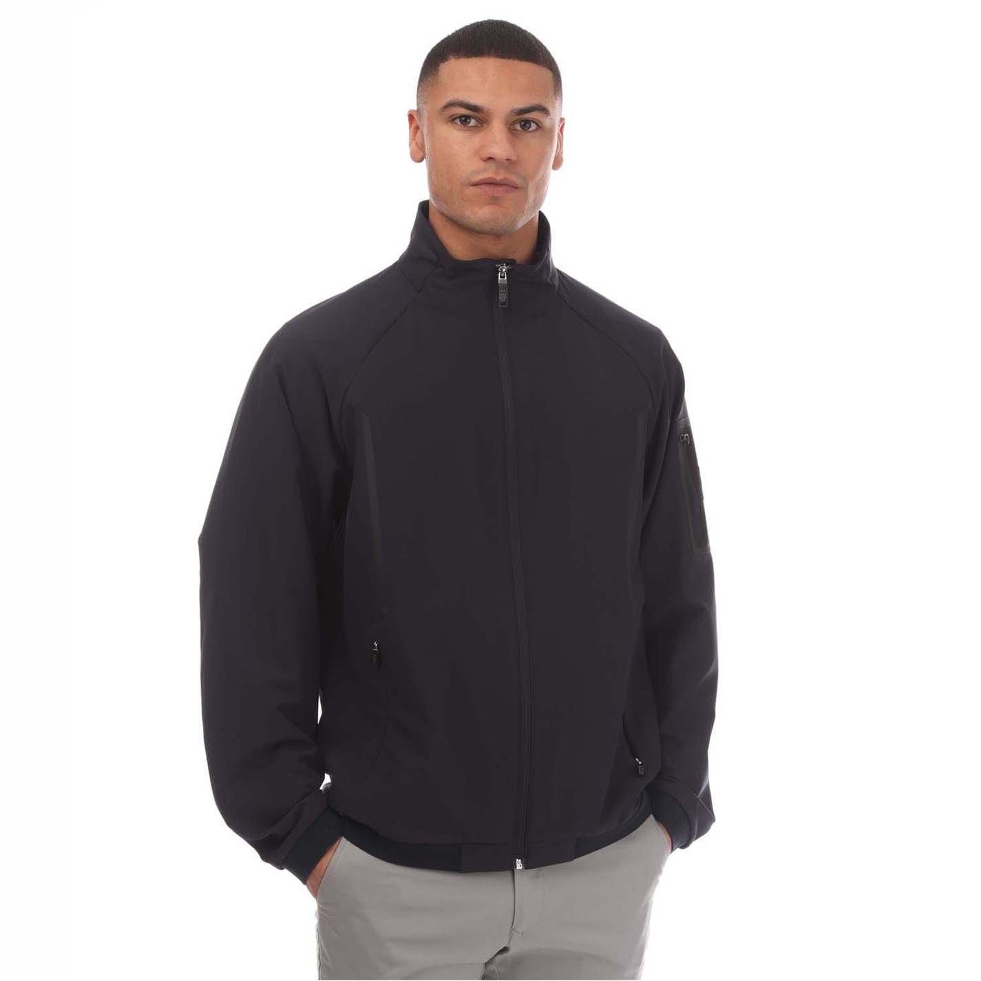 Boss | Athleisure Zipped Track Jacket | Dark Blue | SportsDirect.com