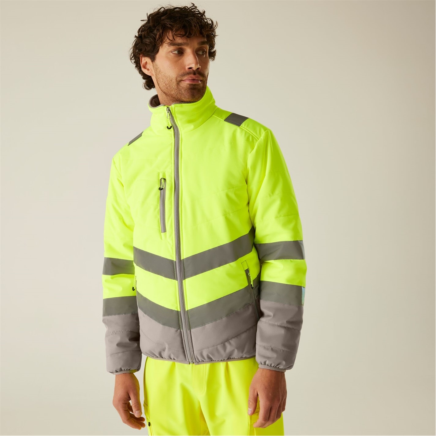 Regatta | Hi-Vis 2-Tone Thermal Jacket | Hi-Vis Jackets | SportsDirect.com