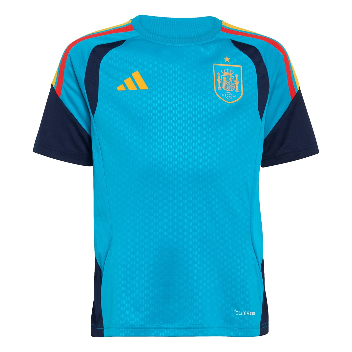 adidas | Spain Training Shirt World Cup 2026 Juniors | Blue/White ...