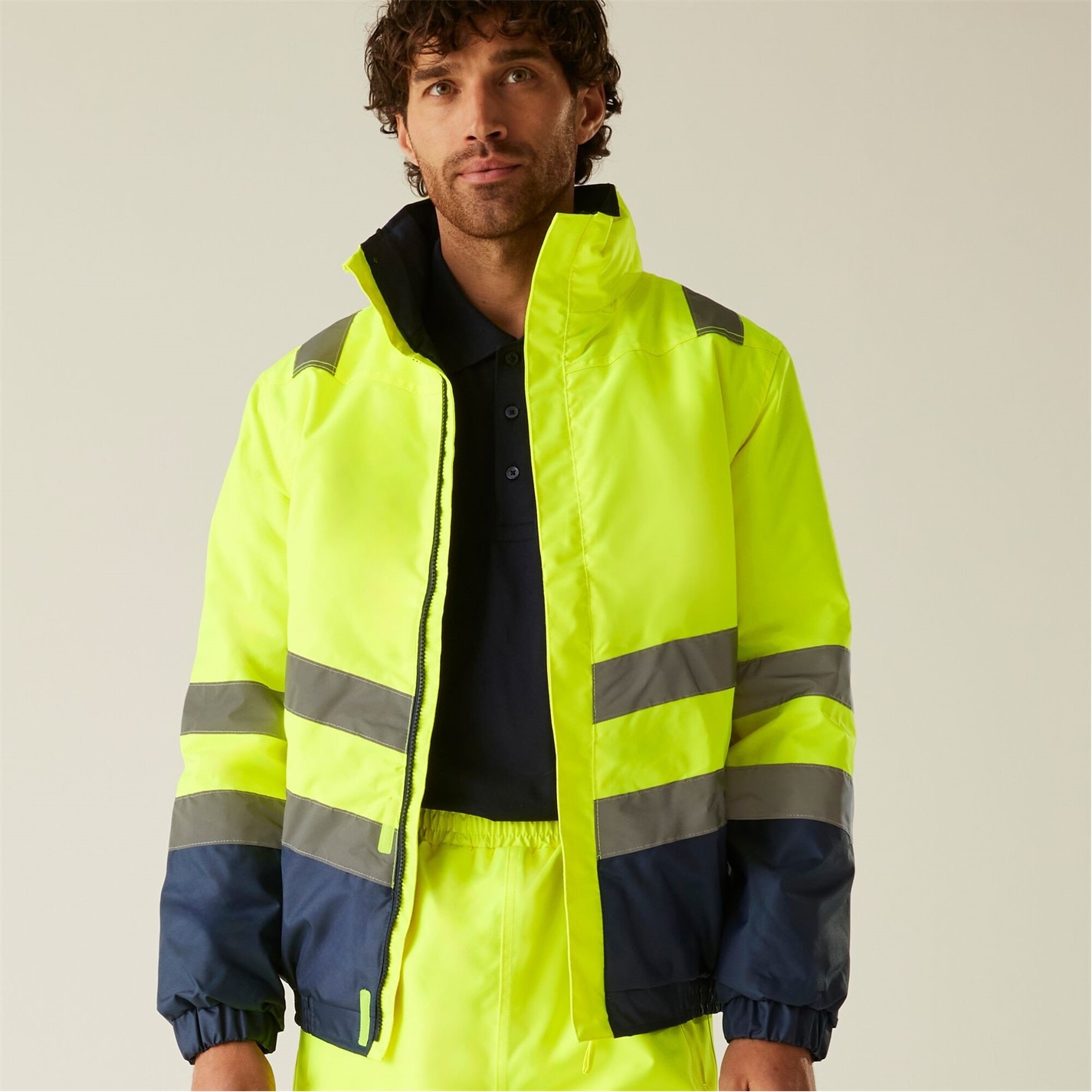 Regatta | Waterproof Hi-Vis Bomber Jacket | Hi-Vis Jackets ...