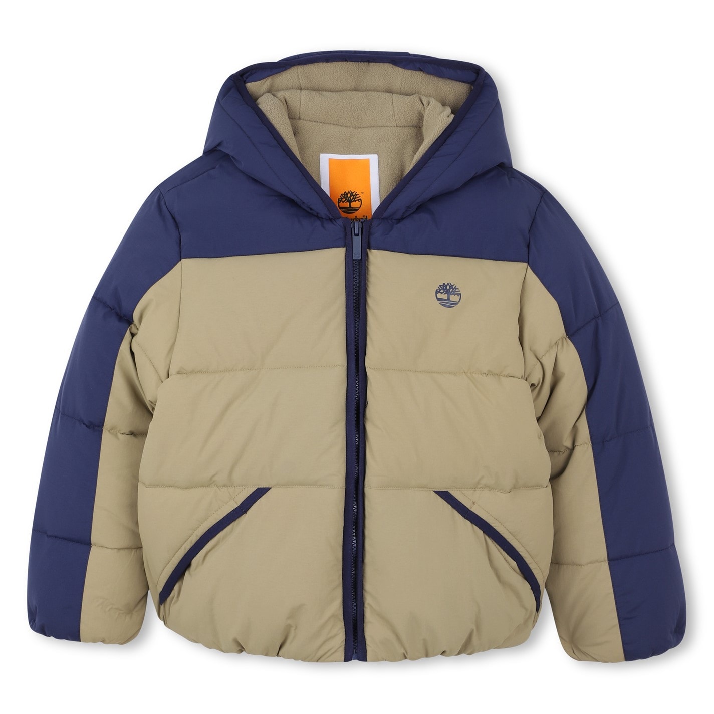 Timberland | Kids' Timber colour Block Medium Puffer Jacket | Medium ...