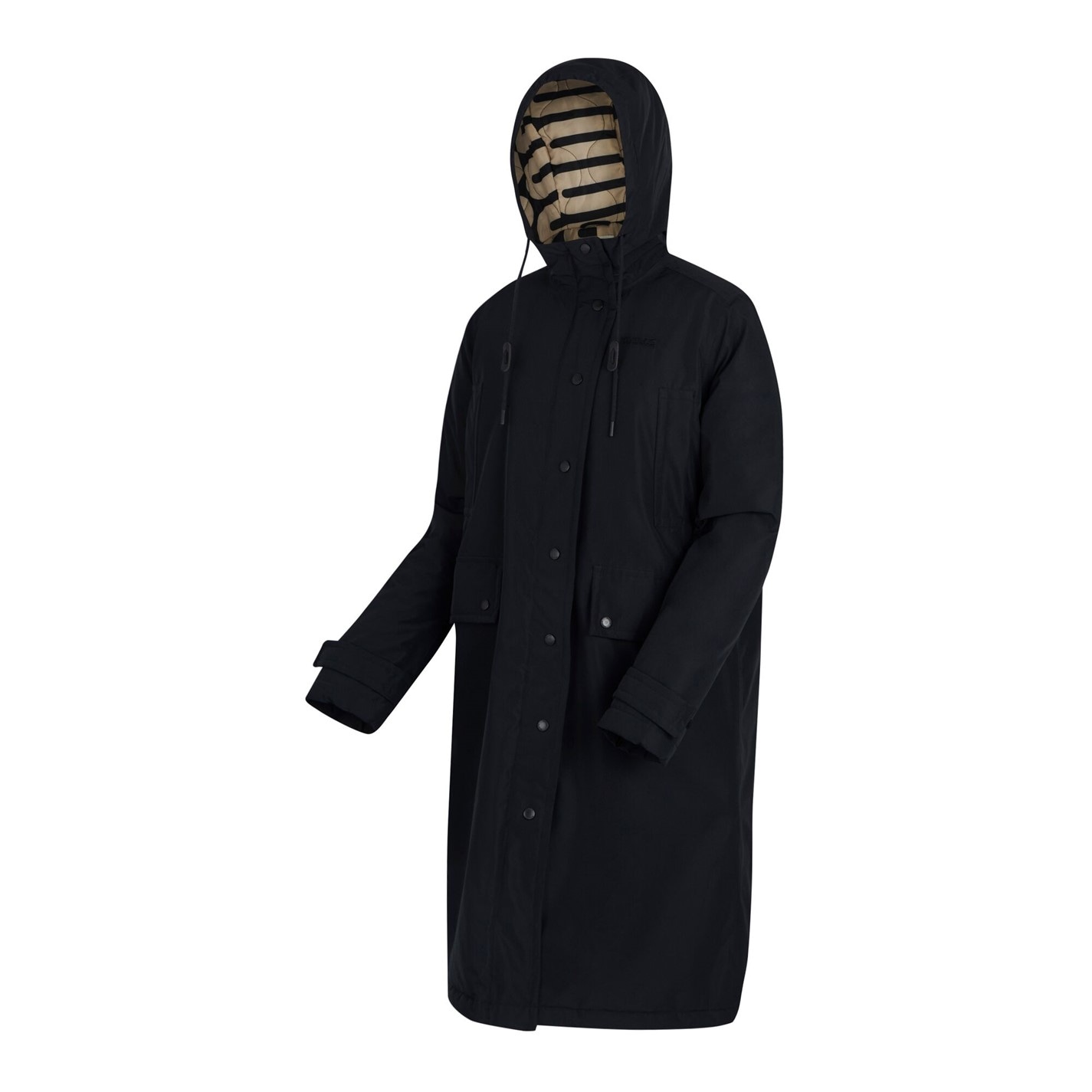 Regatta | Women's Orla Long Length Waterproof Insulated Jacket | Black ...