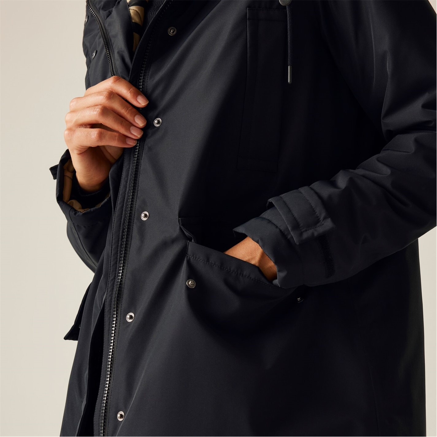 Regatta | Women's Orla Long Length Waterproof Insulated Jacket | Black ...