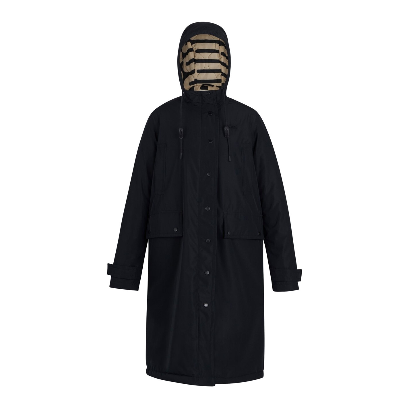 Regatta | Women's Orla Long Length Waterproof Insulated Jacket | Black ...