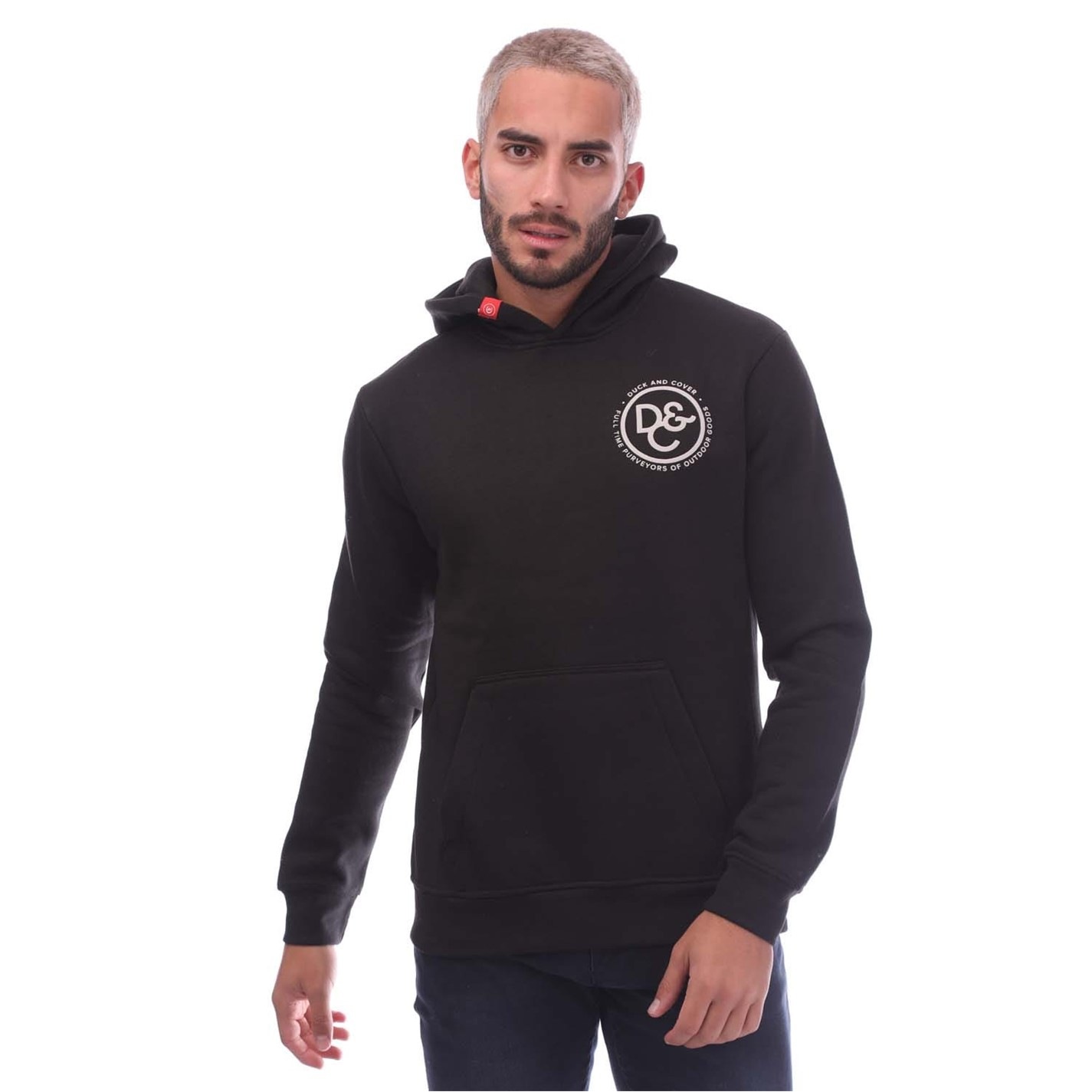 Duck and Cover | Mackson Graphic Hoodie | Black | SportsDirect.com