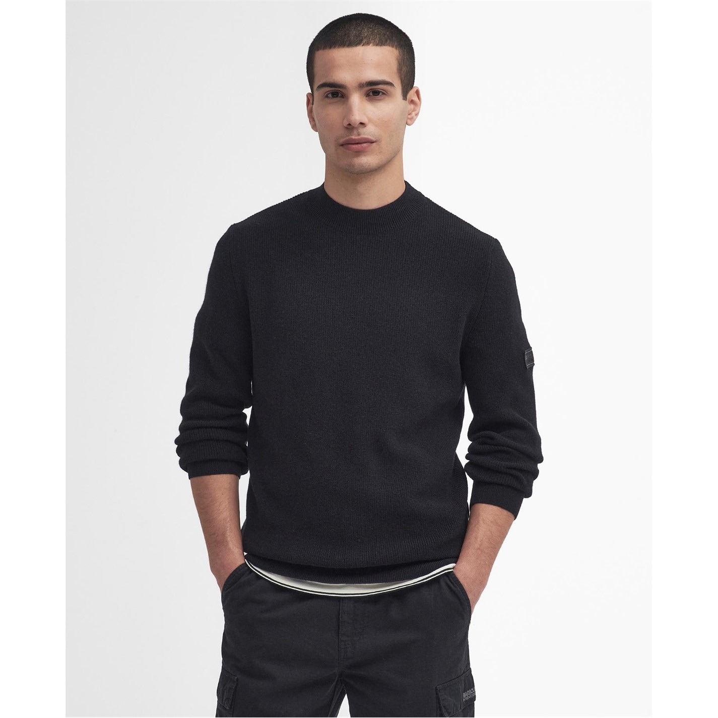 Barbour International | Crawley Crew Neck Jumper | Crew Neck Jumpers ...