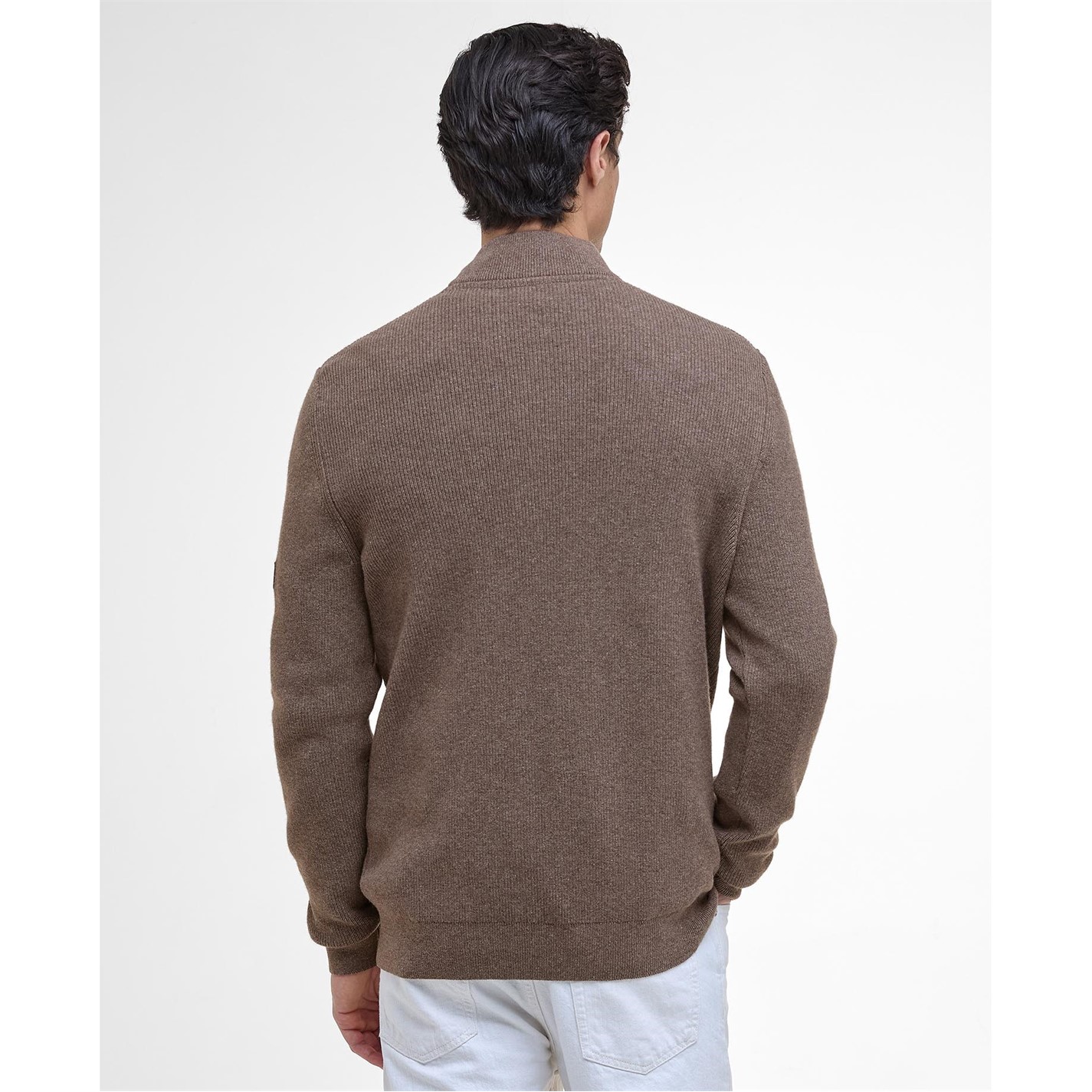 Barbour International | Crawley Half Zip Jumper | Brindle St59 ...