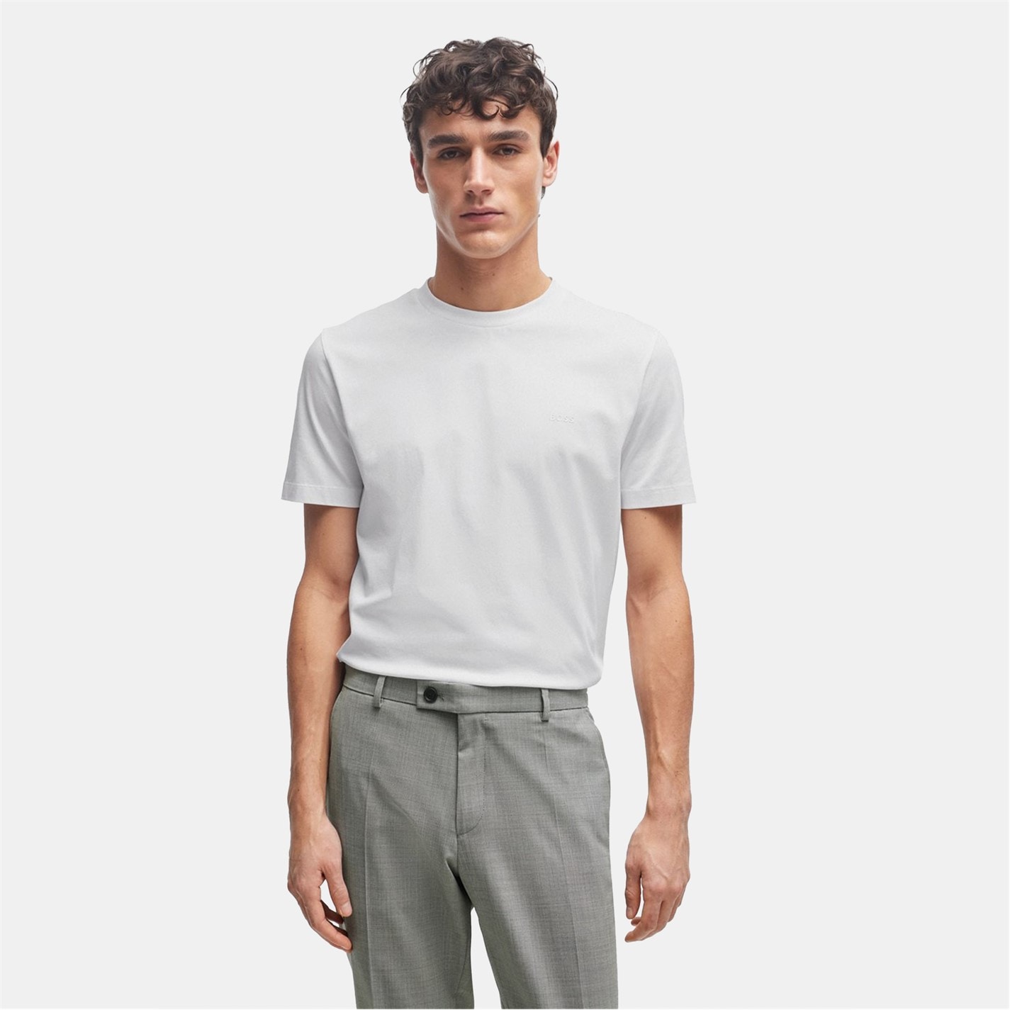 Boss | Men's HBB Thompson Tonal Logo T-Shirt | Regular Fit T-Shirts ...