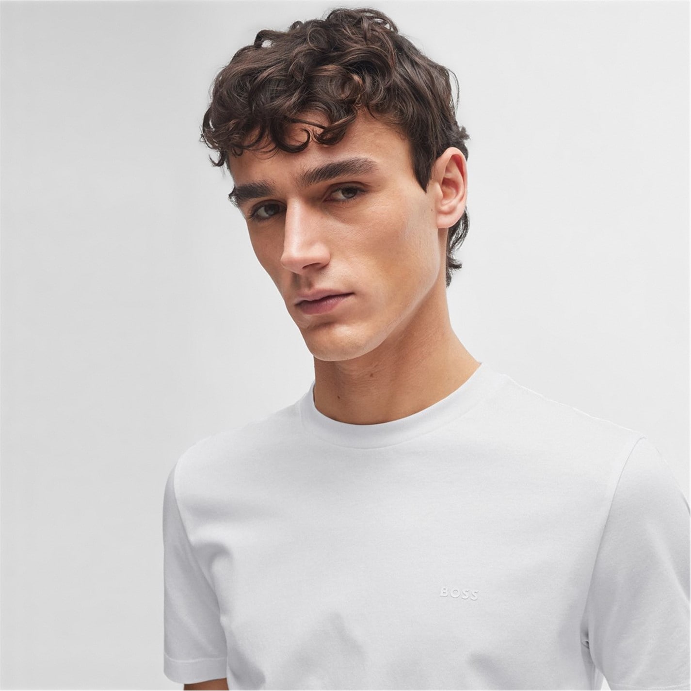 Boss | Men's HBB Thompson Tonal Logo T-Shirt | Regular Fit T-Shirts ...
