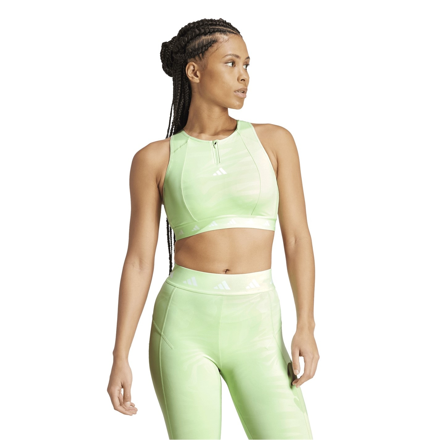 adidas | Women's Non Wired All Over Print High Impact Sports Bra ...