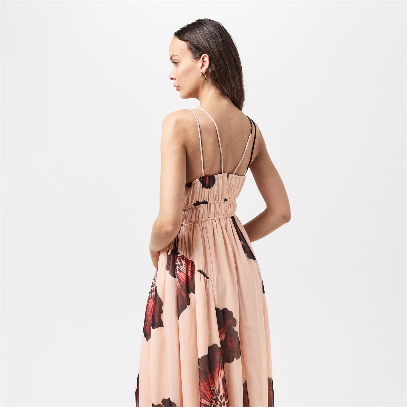 French Connection | Women's Hallie Long Maxi Dress | Blush Pink ...