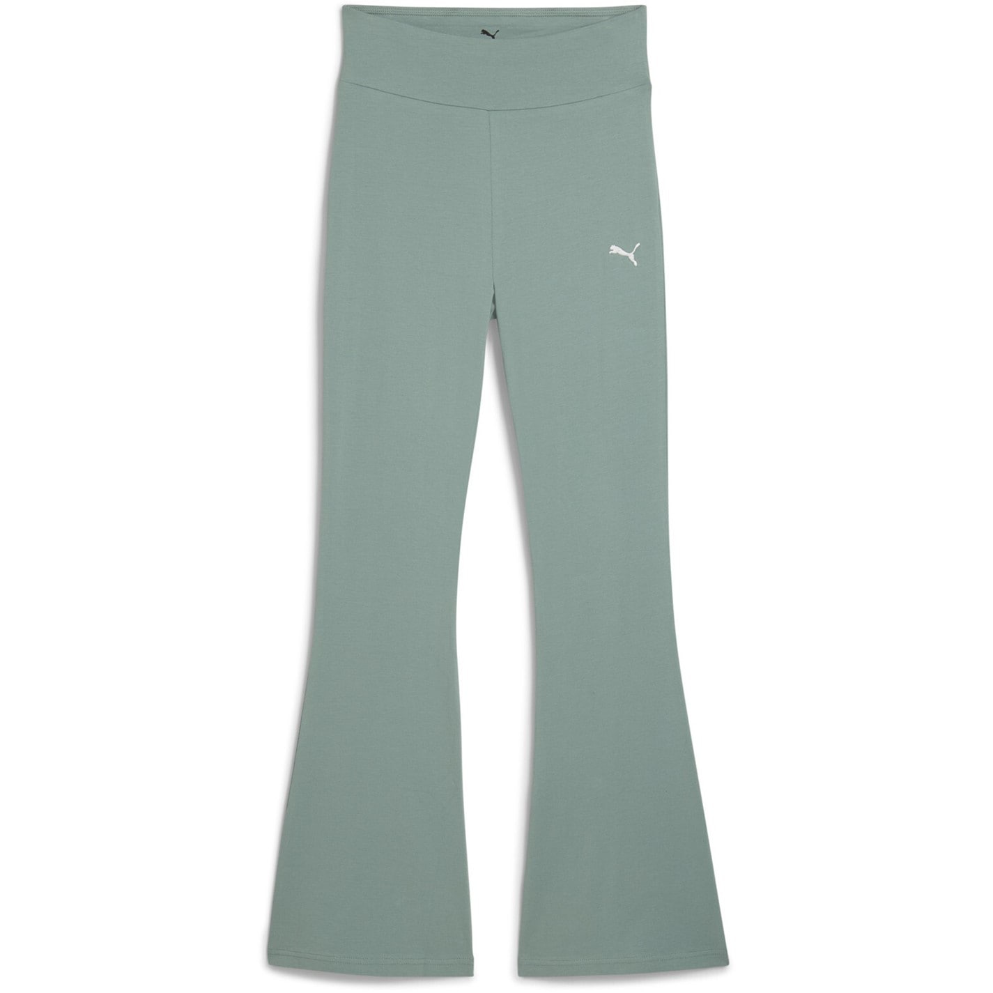 Puma | Ess High-Waist Flared Leggings Trousers Womens | Green Moon ...
