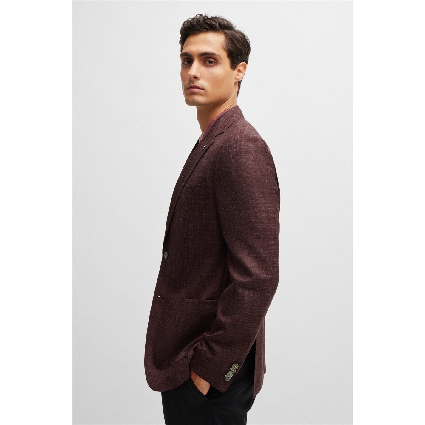 Boss | Men's Janson Tailored Formal Jacket | Open Red | SportsDirect.com