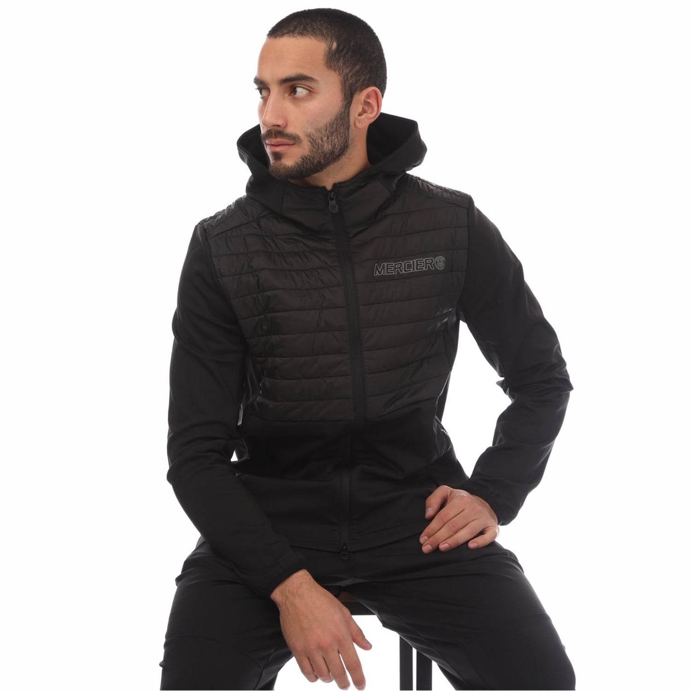 Mercier | Dynamic Track Top | Black | SportsDirect.com