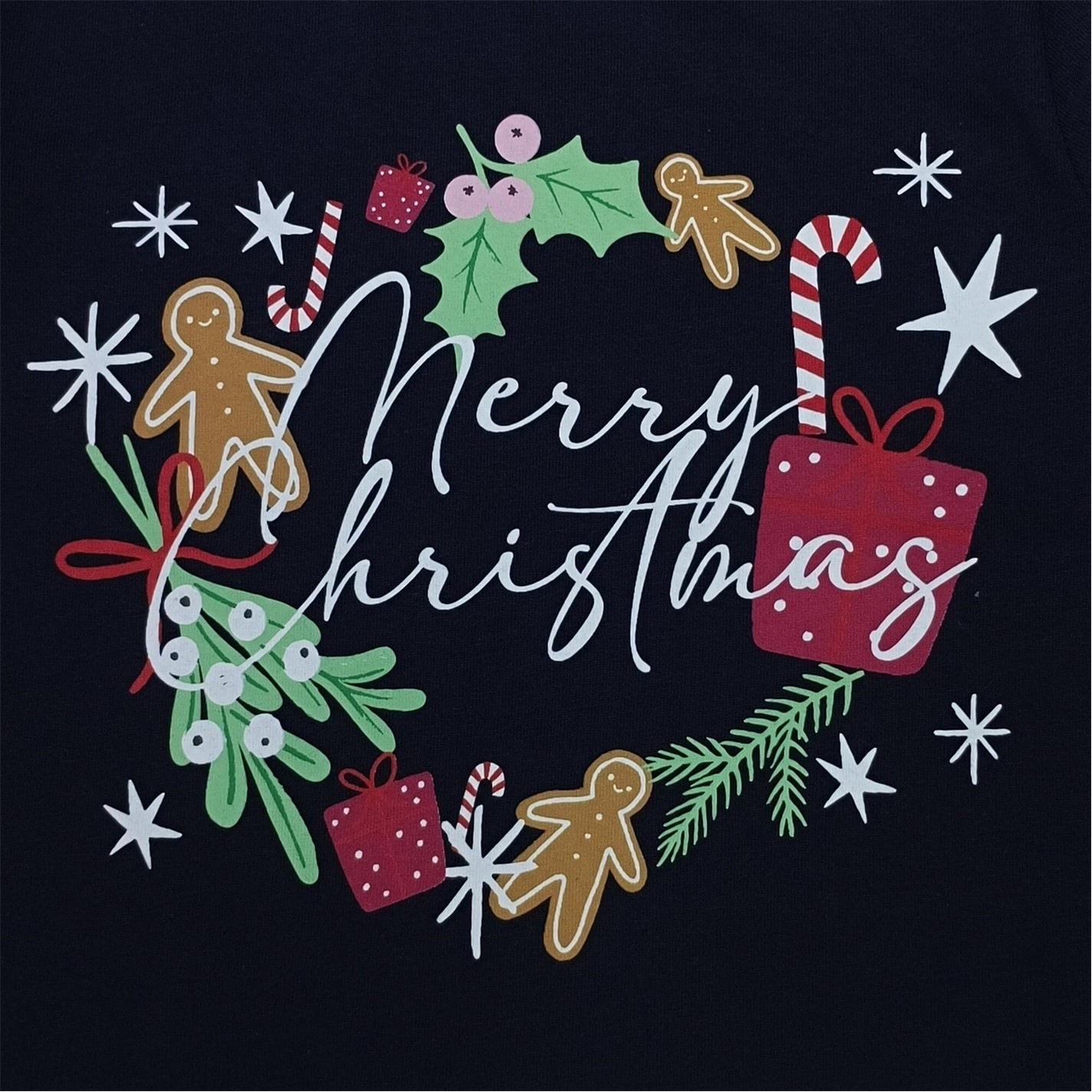 Linea Women's Gingerbread Cotton Long Sleeve Pyjama Set | SportsDirect ...