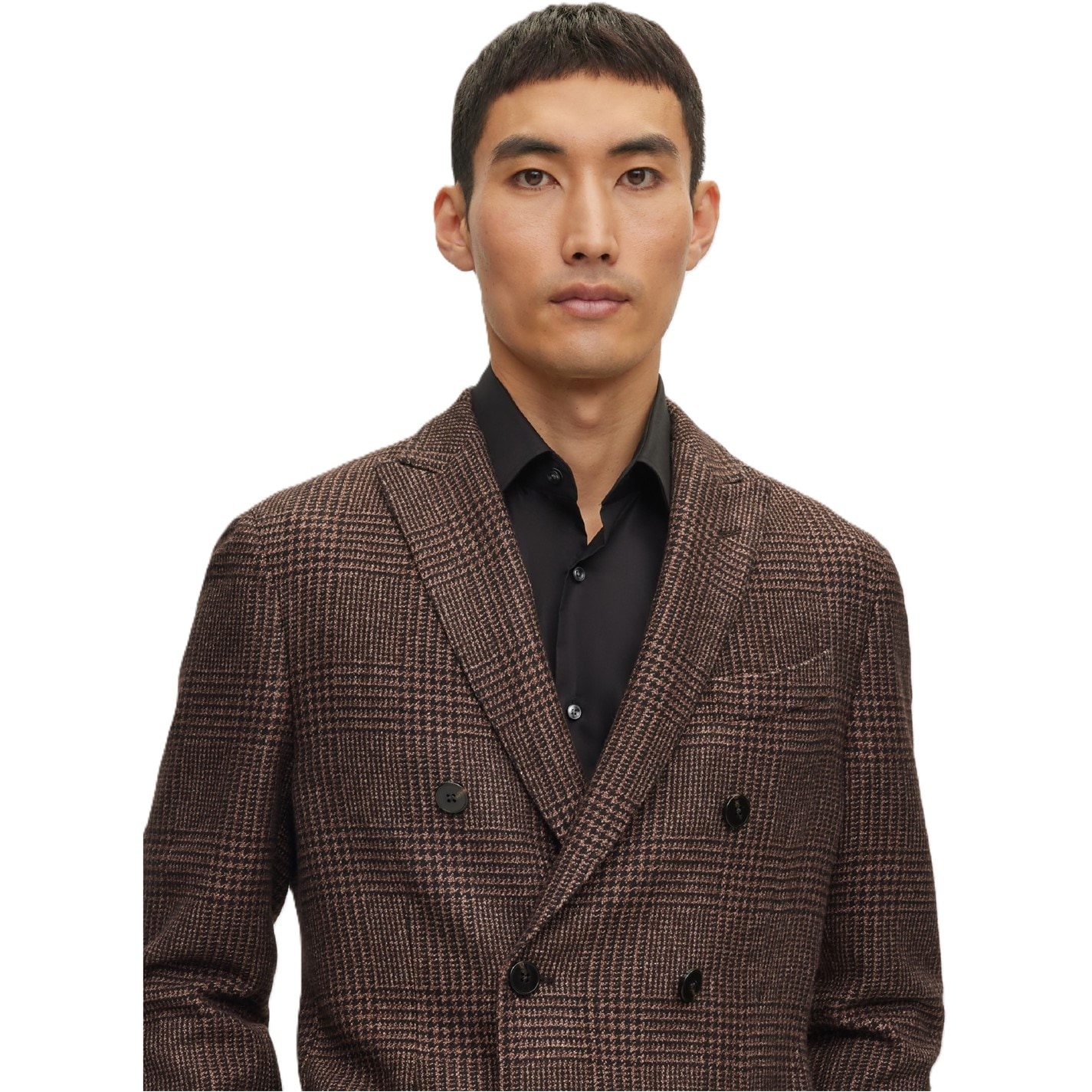 Boss | Men's Heston Tailored Fit Formal Jacket | Brown | SportsDirect.com