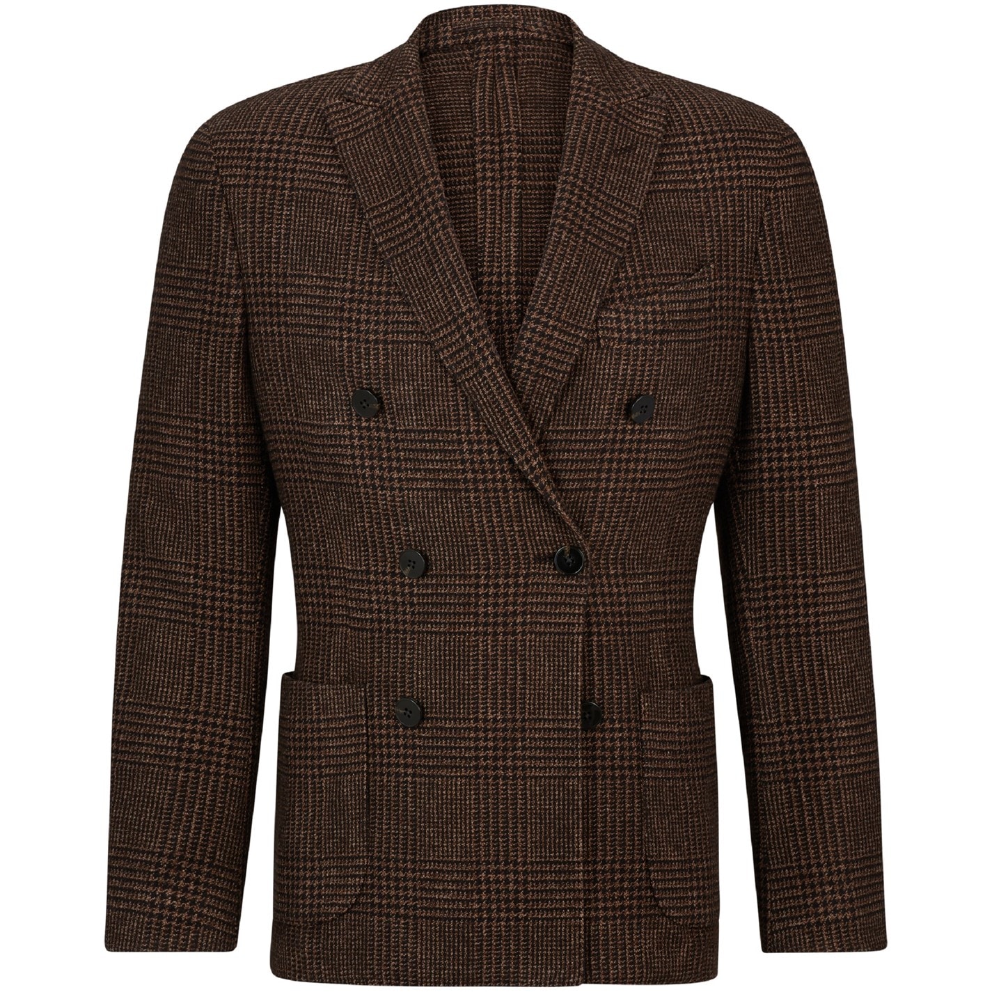 Boss | Men's Heston Tailored Fit Formal Jacket | Brown | SportsDirect.com