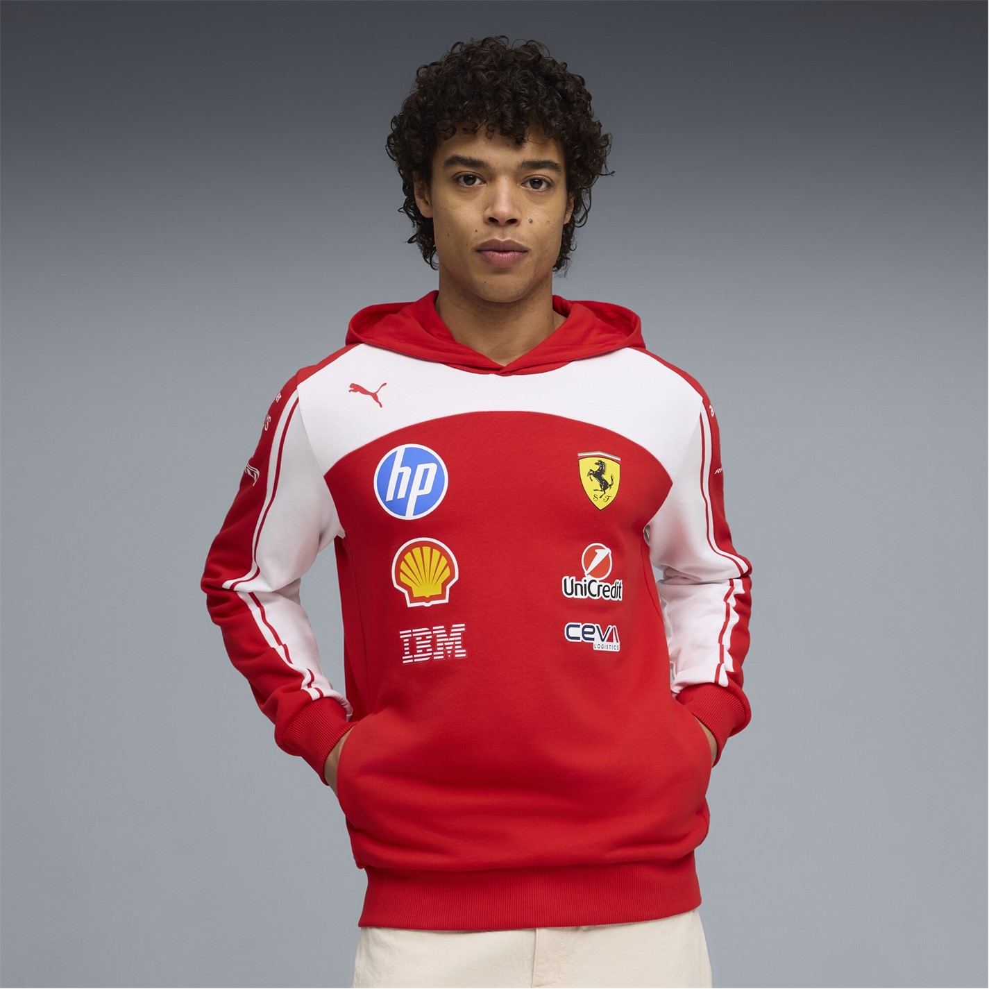 Puma | Puma Scuderia Ferrari F1 Replica Hoodie Unisex | Puma Red ...