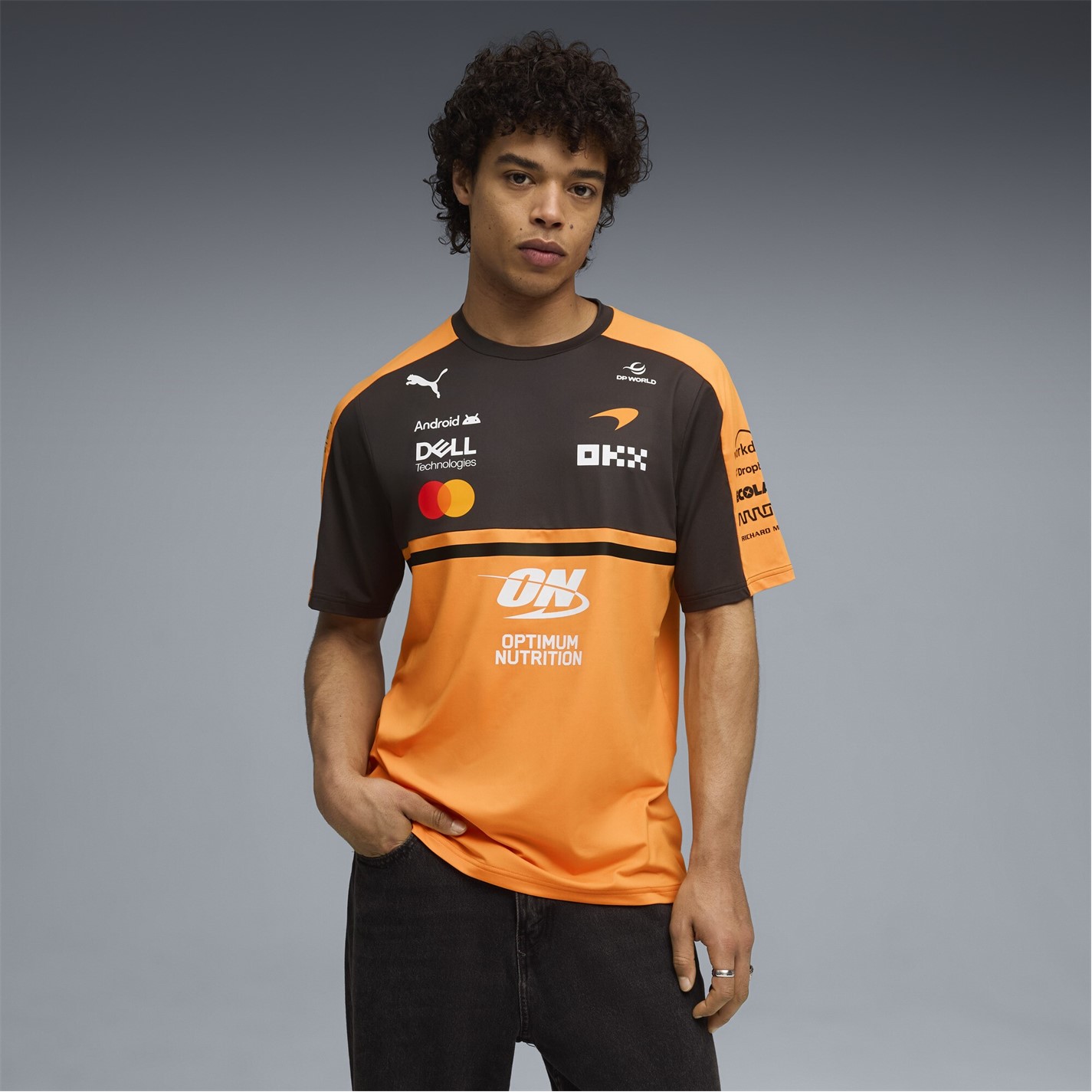 Puma | Puma x McLaren Racing Replica Tee Men | Papaya | SportsDirect.com