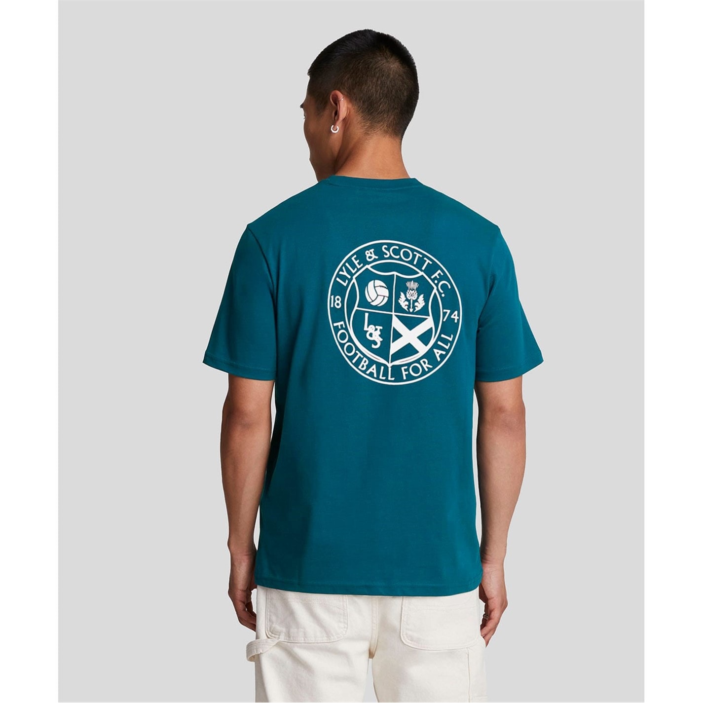 Lyle and Scott | Football For All Graphic T-Shirt | Navy | SportsDirect.com