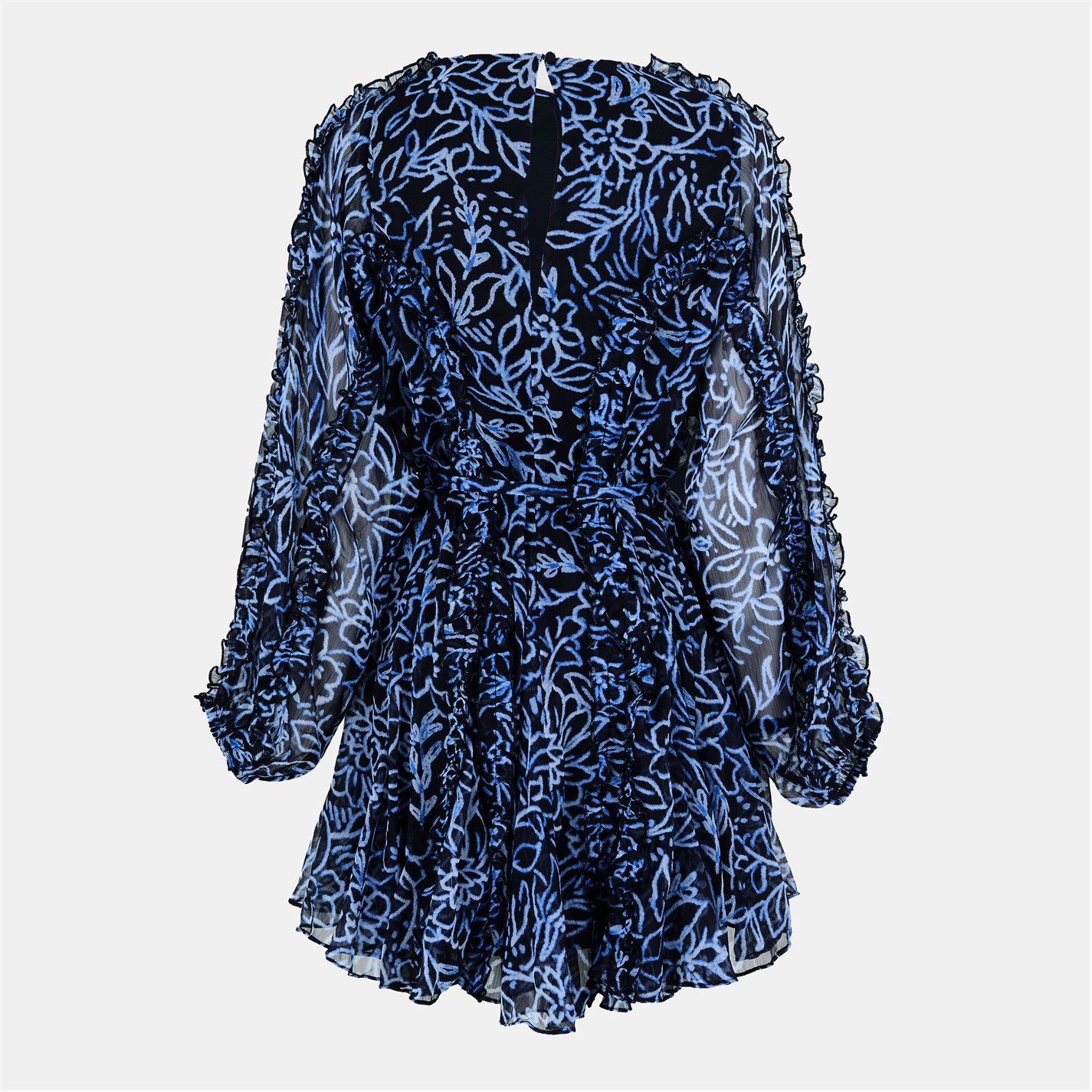 French Connection | Women's Anna Structured Mini Dress | Navy Multi ...