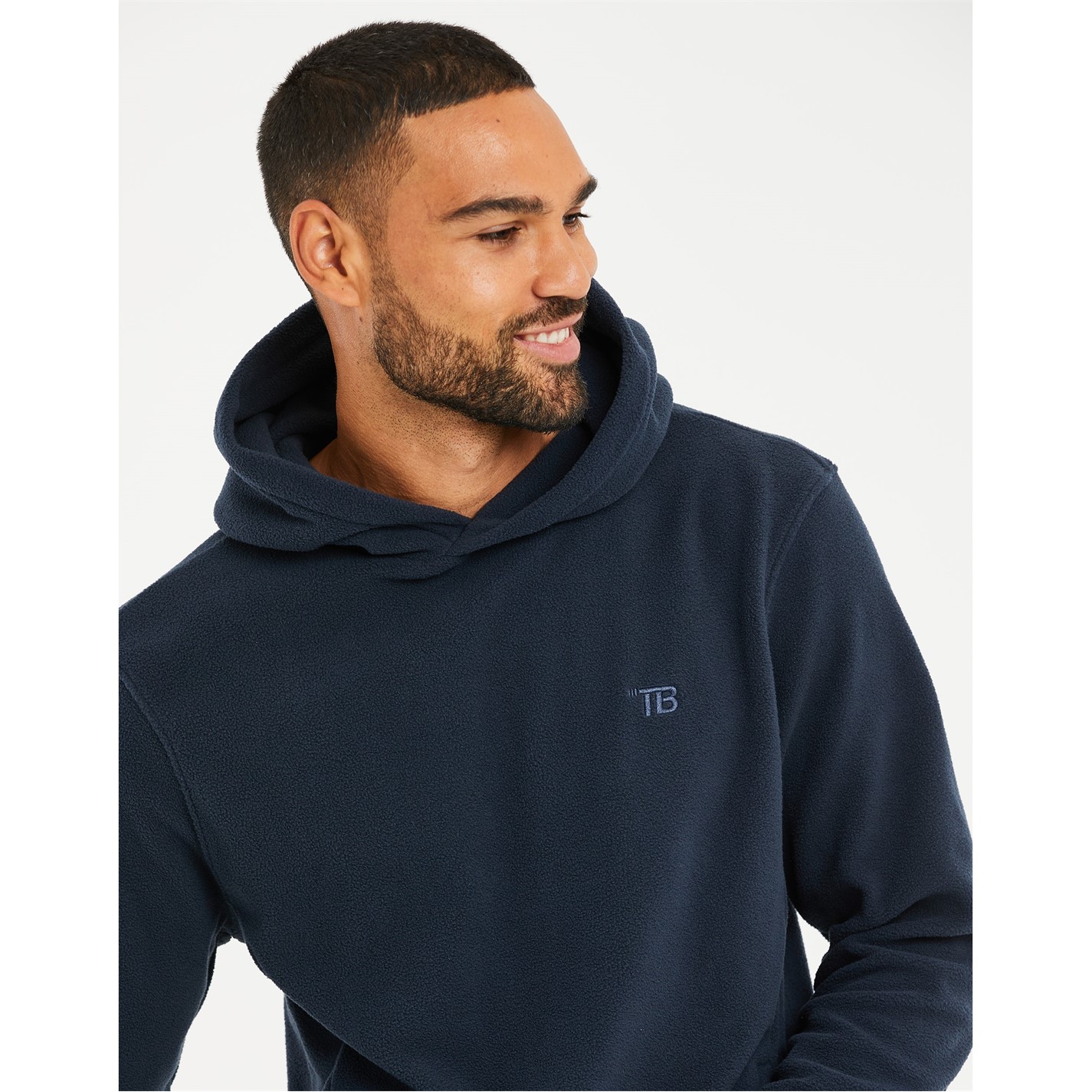Threadbare | Men's TB Fitness Knitted Hoodie | Navy | SportsDirect.com